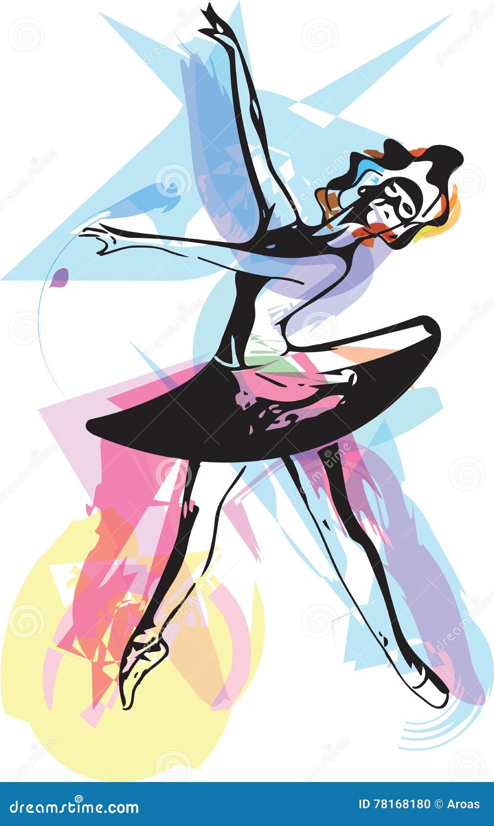Dance Leap Cartoon Drawings