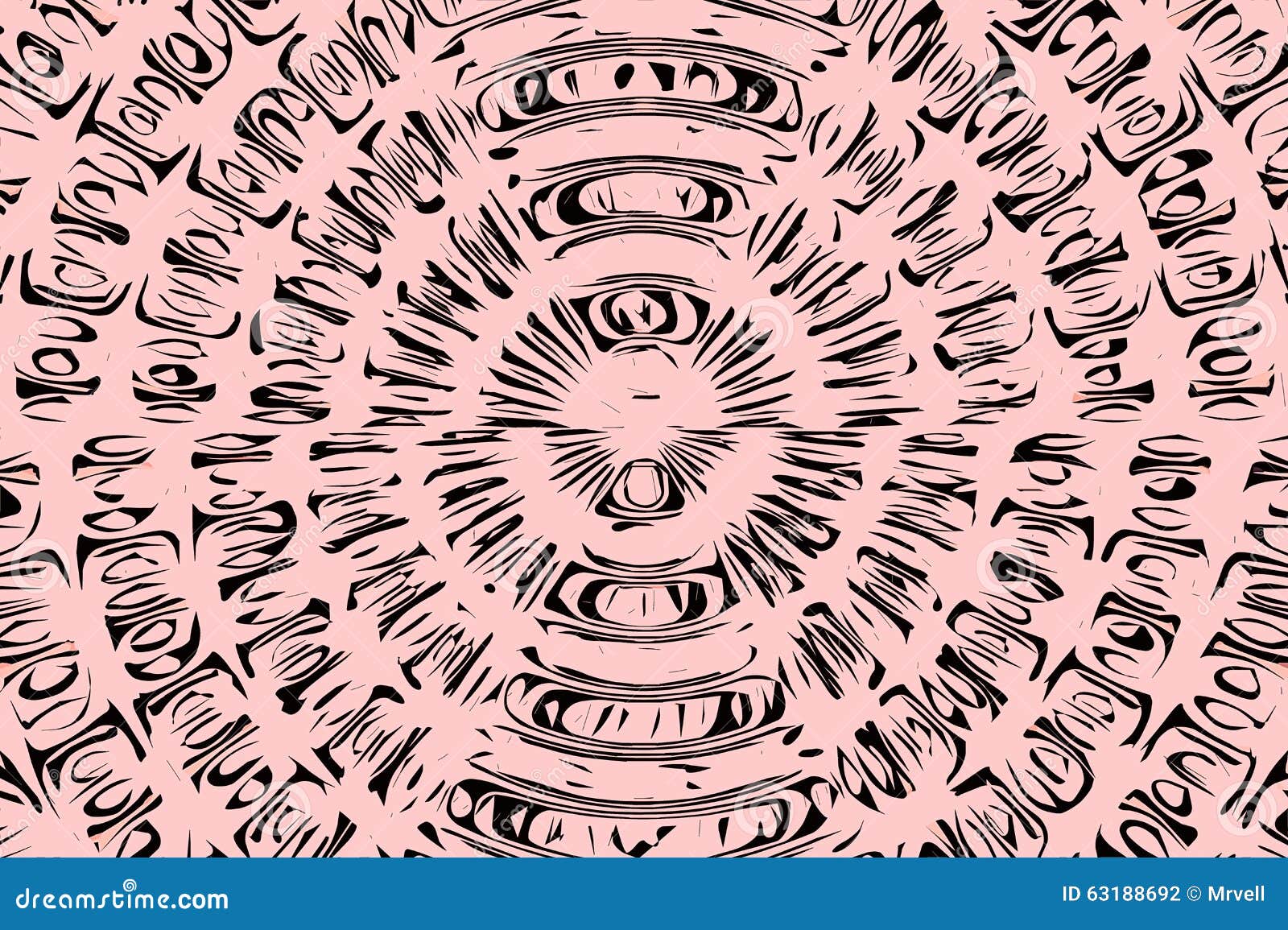 Drawing Abstract with Pink Background Stock Illustration - Illustration ...