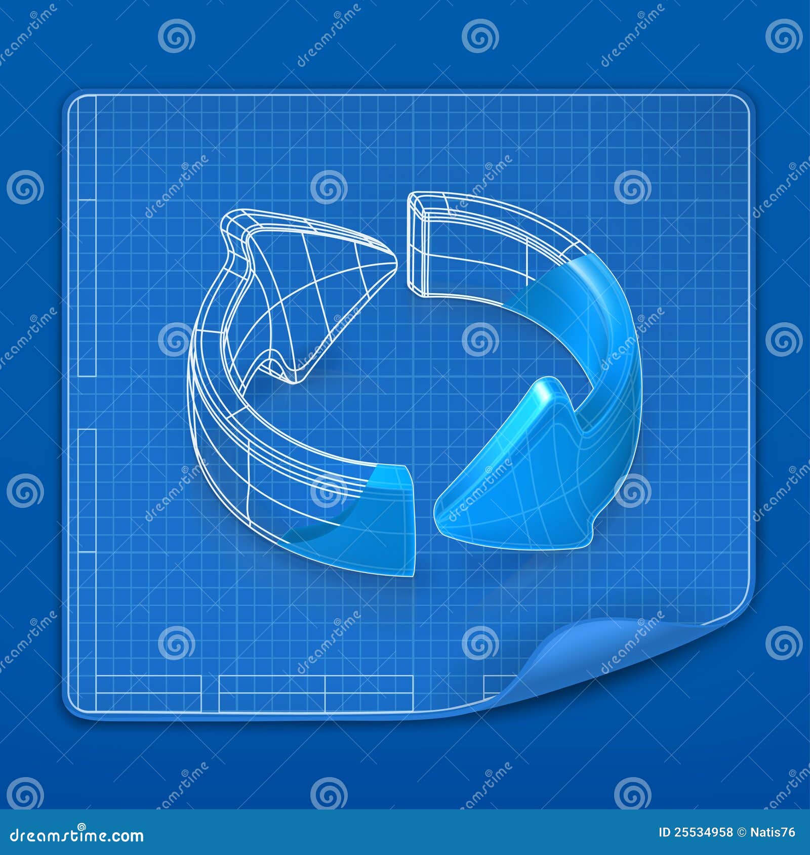 3D Drawing Arrow Cartoon Vector | CartoonDealer.com #17743733