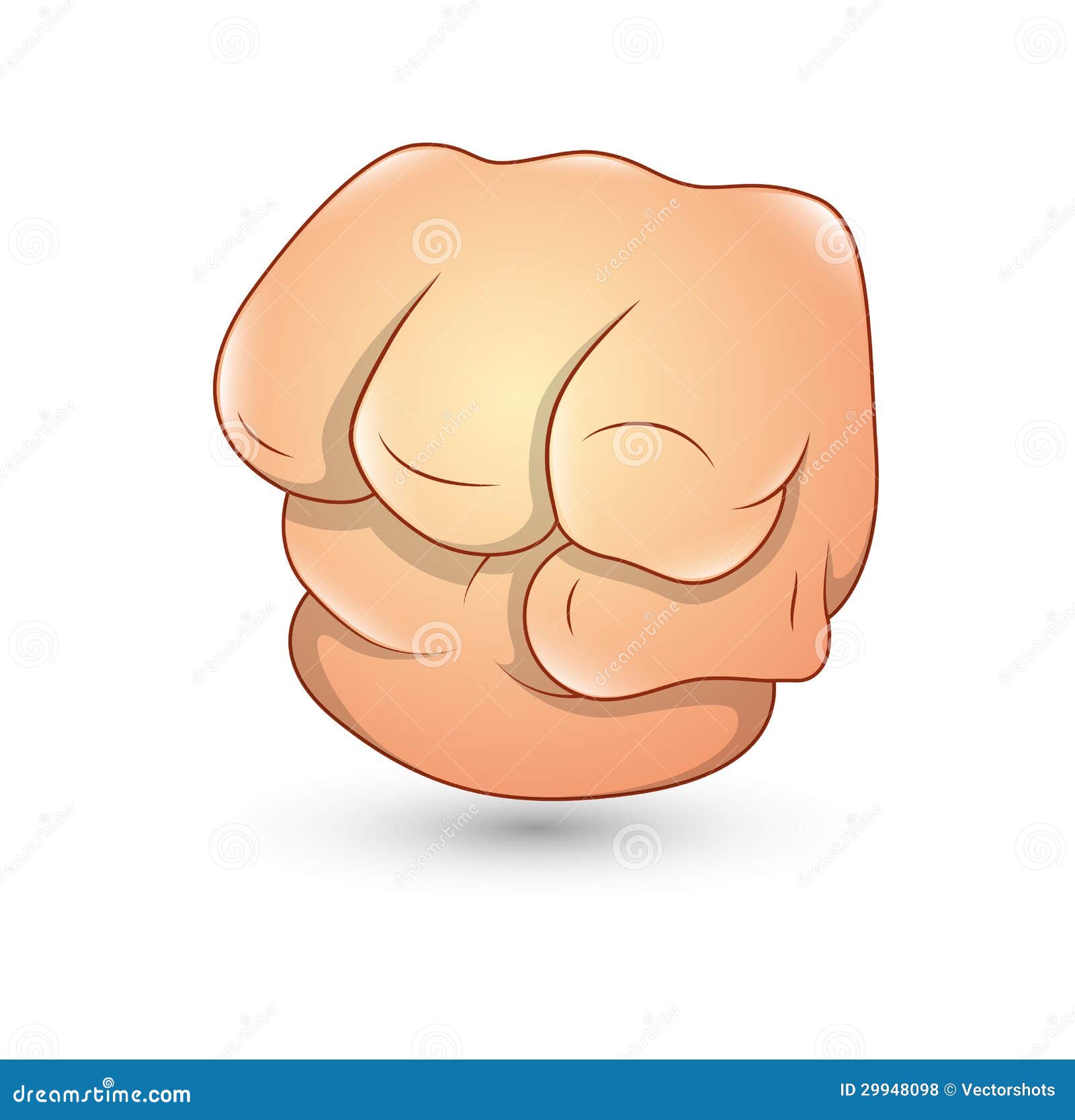 Cartoon Hand - Punch - Vector Stock Vector - Illustration of icon ...