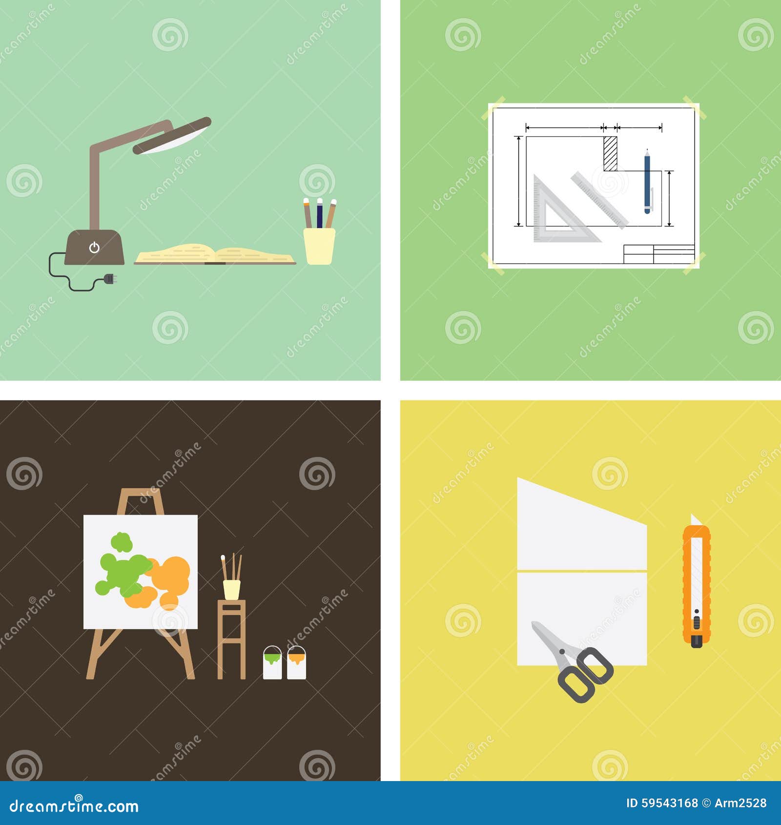 Drawing and art icon stock vector. Illustration of creative - 59543168