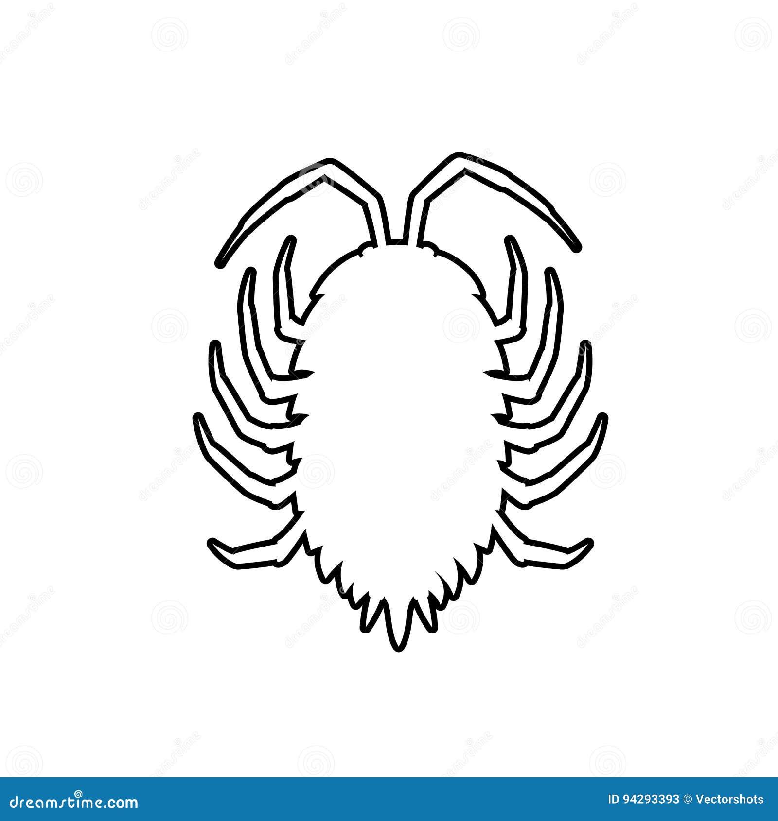 Lice Drawing, Illustration, Vector | CartoonDealer.com #160187007