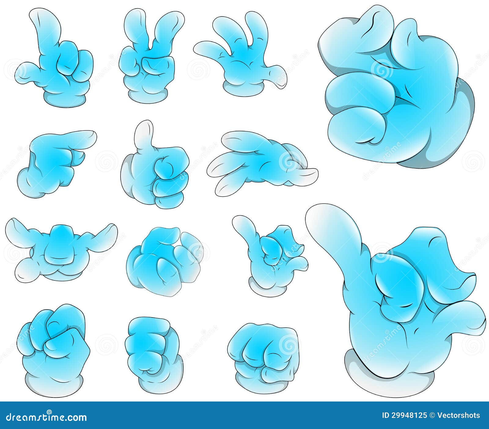 Hand Expressions Royalty Free Stock Photo - Image: 29948125