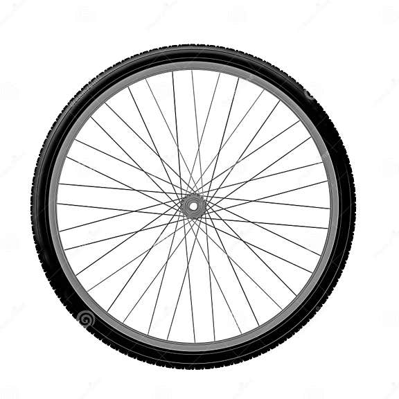 Drawing bicycle wheel stock illustration. Illustration of metal - 47673588