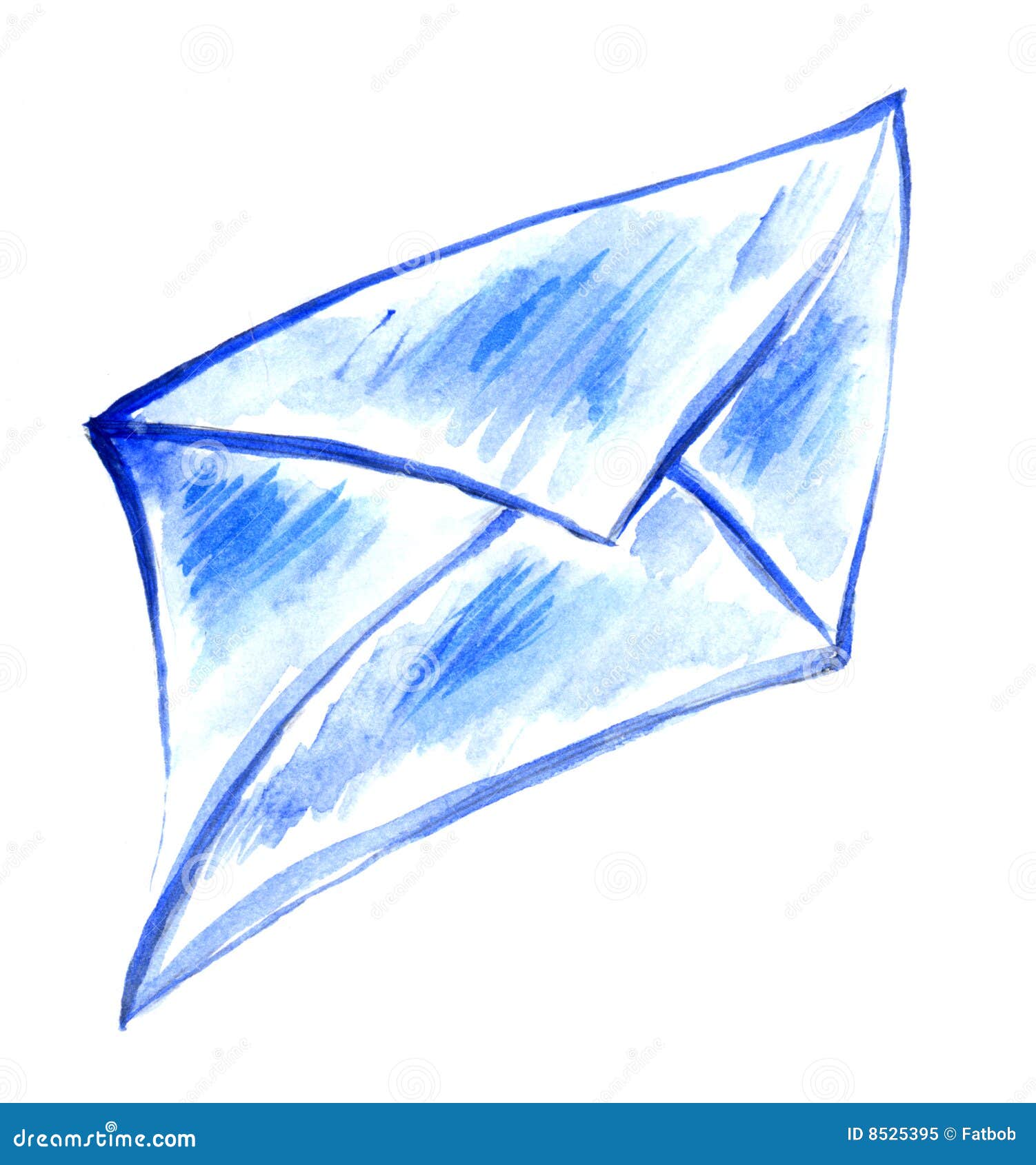 Drawing Blue Paper Envelope Stock Illustrations – 679 Drawing Blue ...