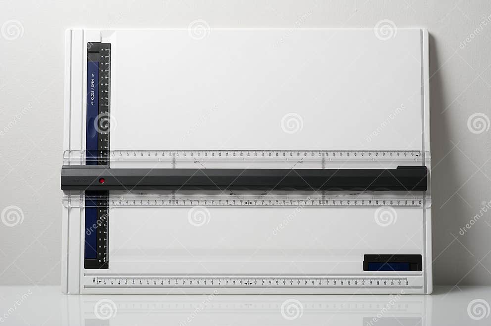 Drawing Board, Tool for Industrial Drawing Stock Image - Image of ...