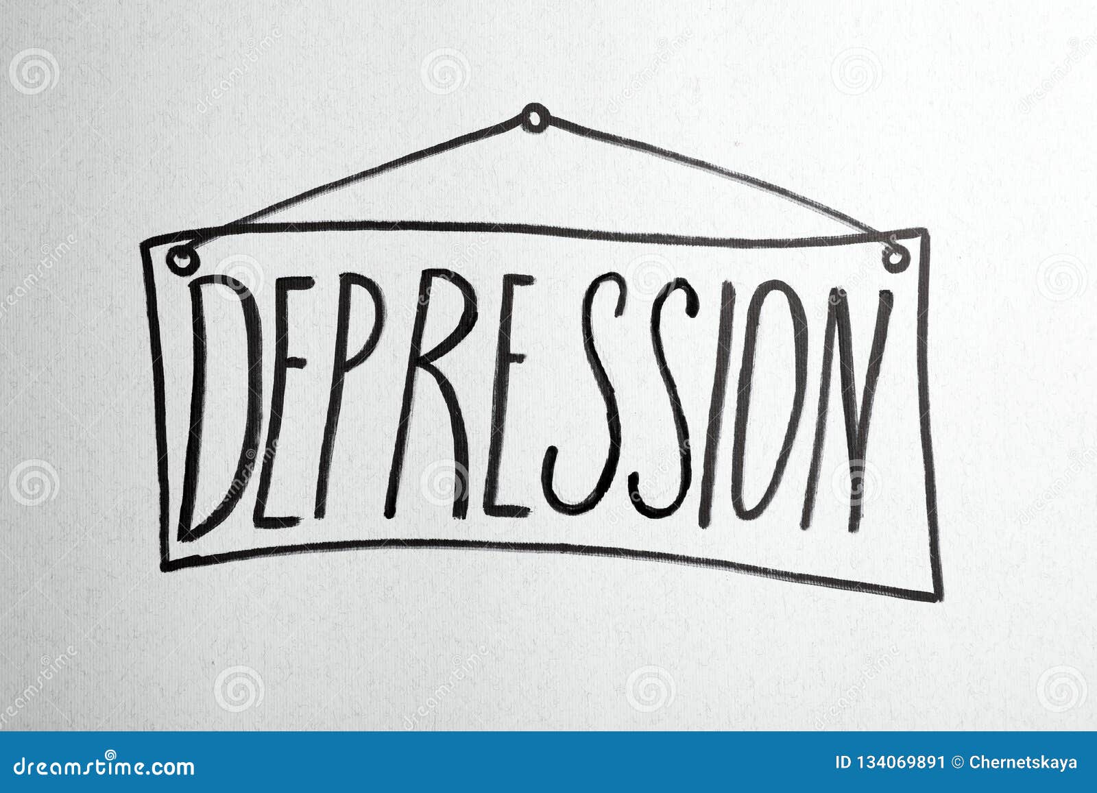 Word Depression Royalty-Free Stock Photography | CartoonDealer.com #9200339