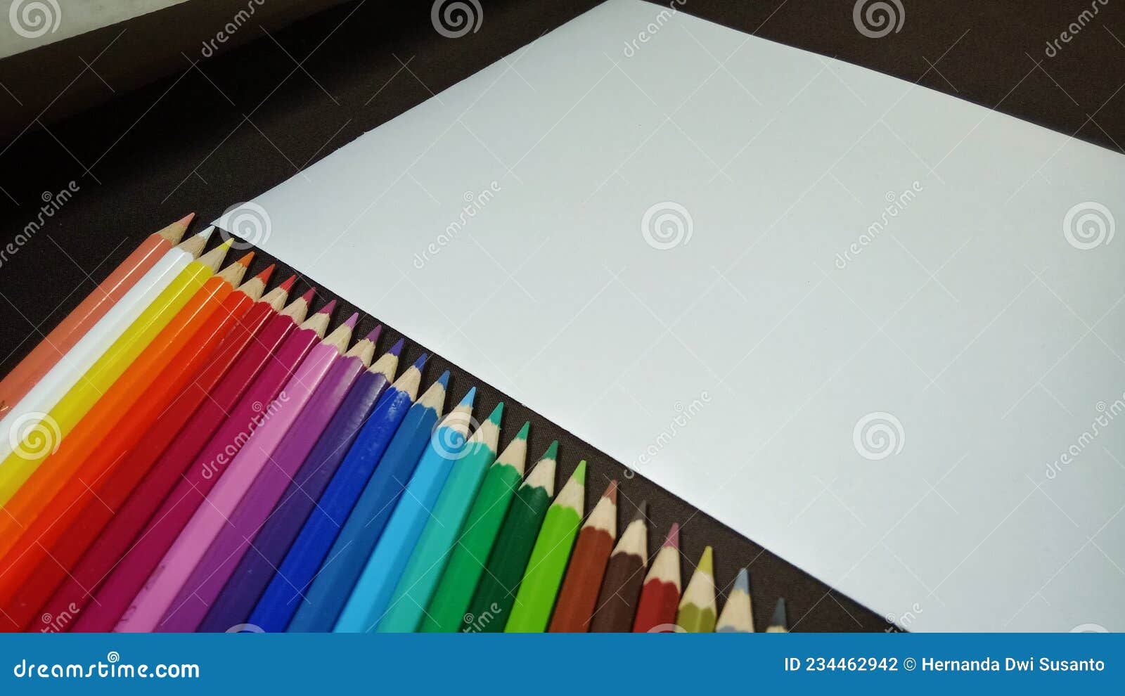 Drawing Book and Colored Pencils Stock Photo - Image of yellow, light ...