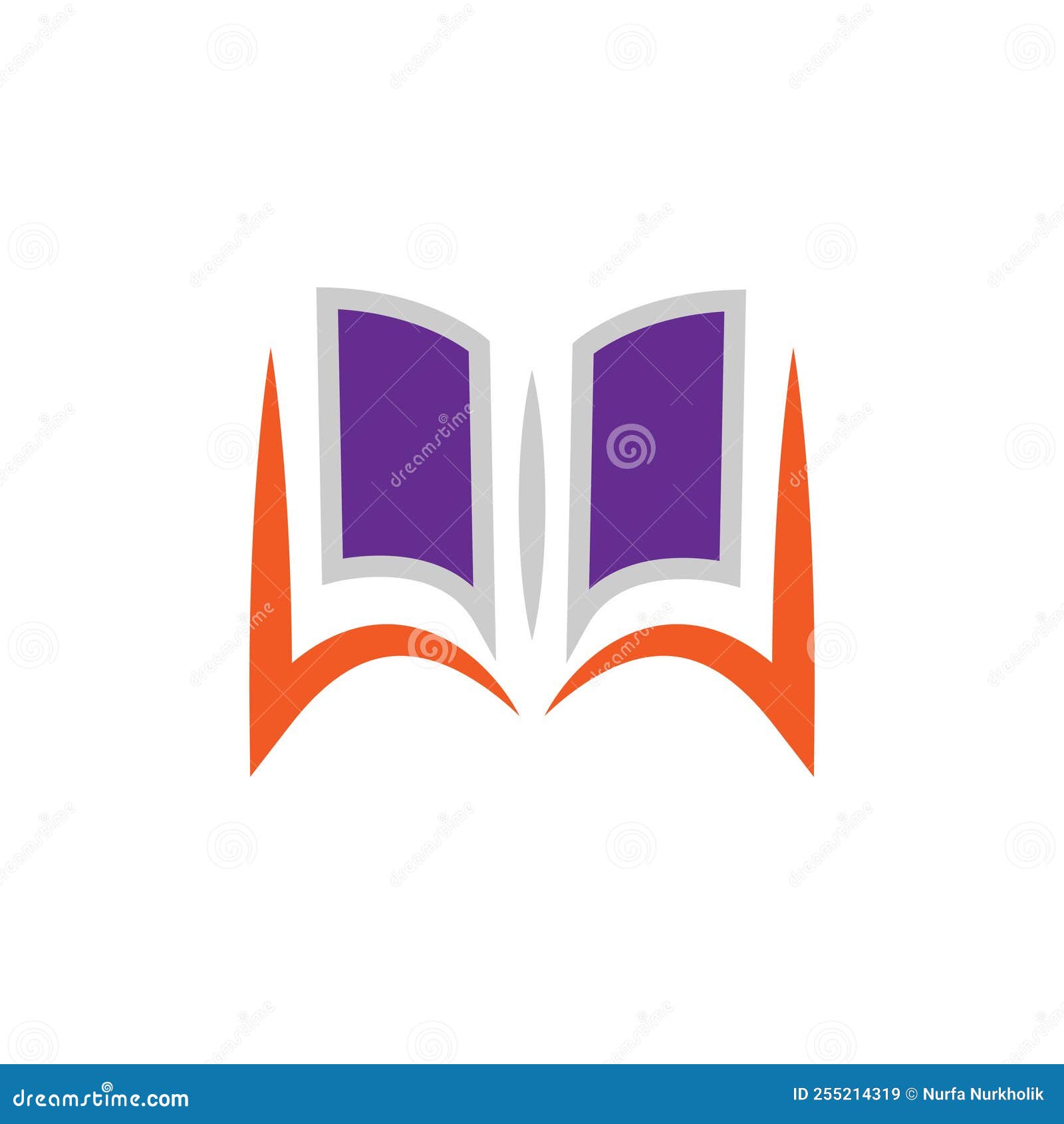 Drawing of Book Icon Colorful Design Vector Illustration Stock Vector ...