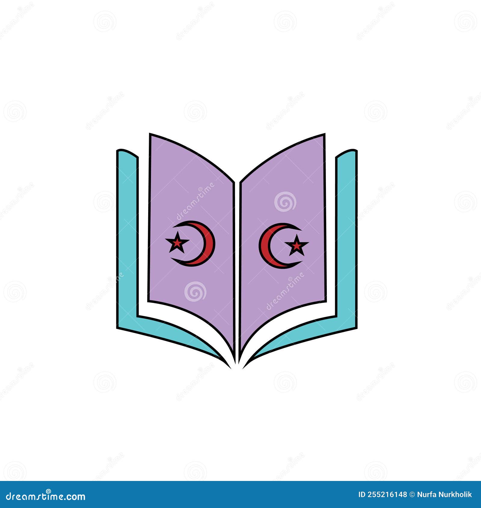 Drawing of Book Icon Colorful Design Vector Illustration Stock Vector ...