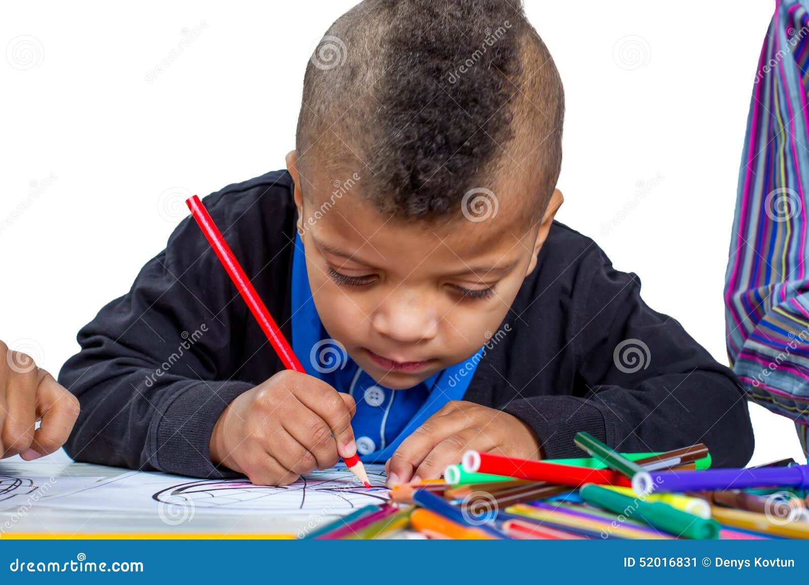 Drawing boy. stock image. Image of african, fantasy, cute - 52016831
