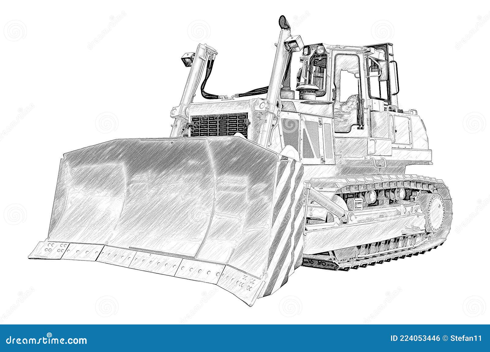 Bulldozer Drawing