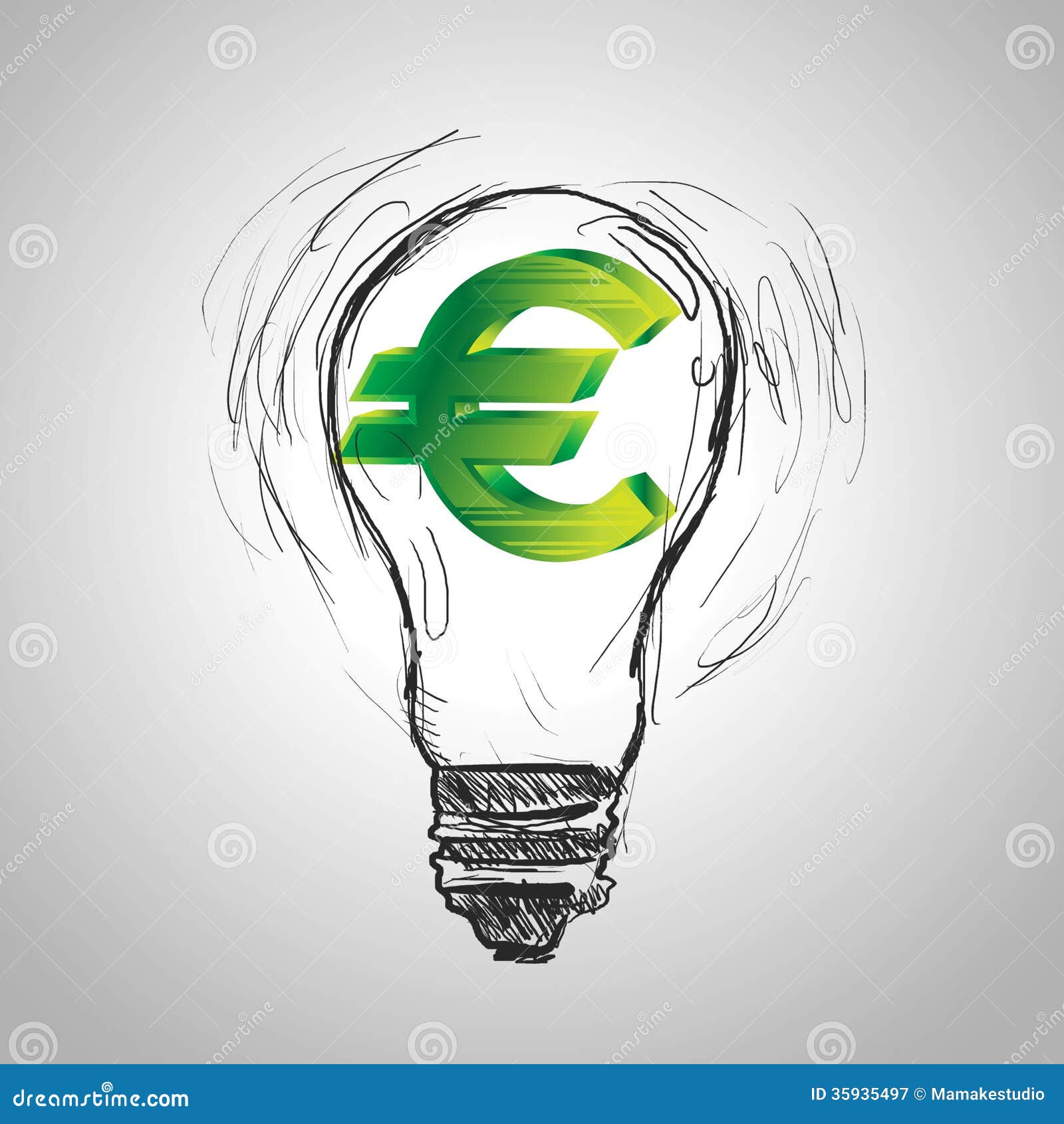 Drawing business finance stock illustration. Illustration of concept ...