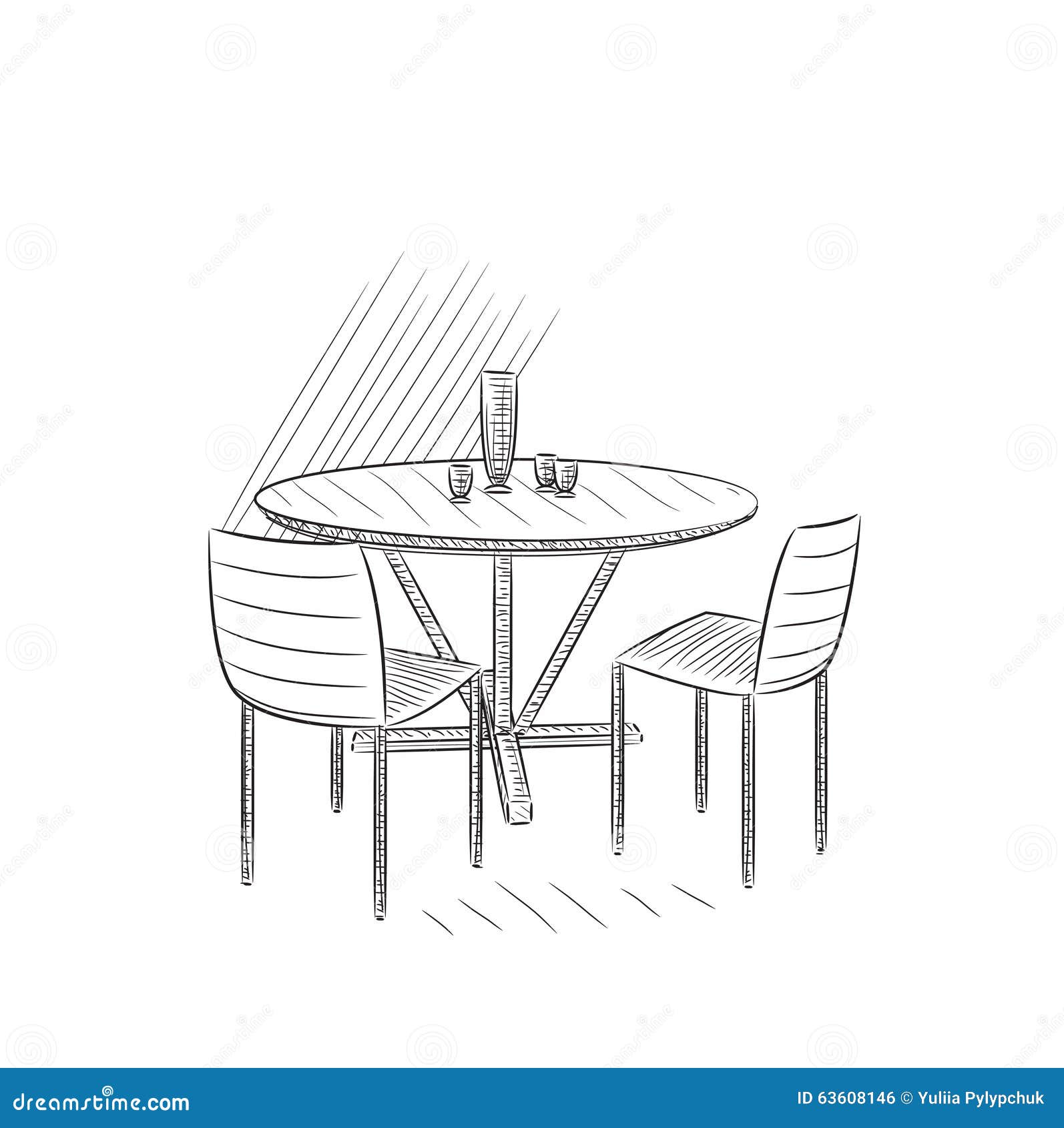 Drawing Cafeteria Tables