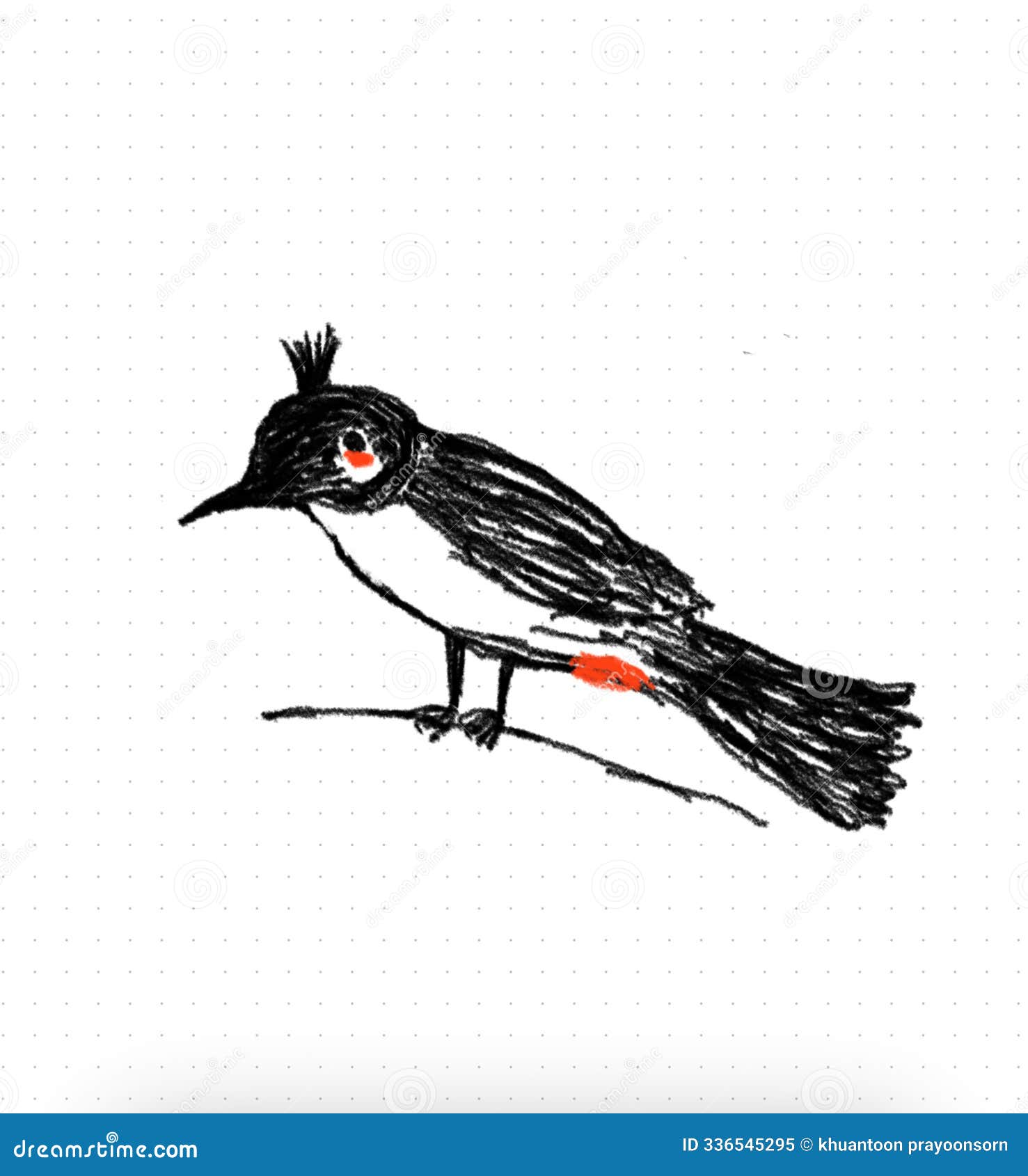 Drawing a bird stock image. Image of caged, bird, drawing - 336545295