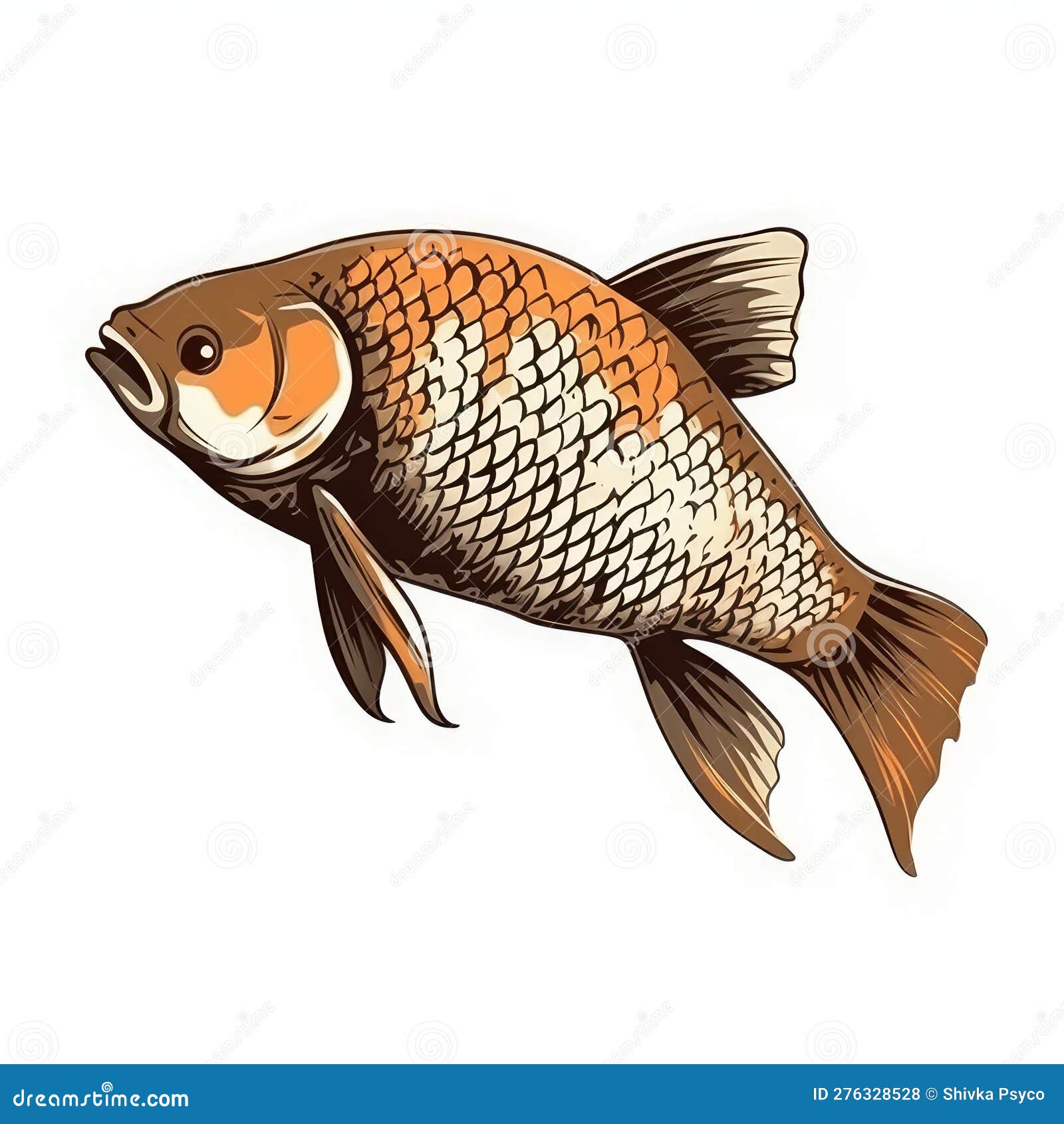 Carp Fish Drawing