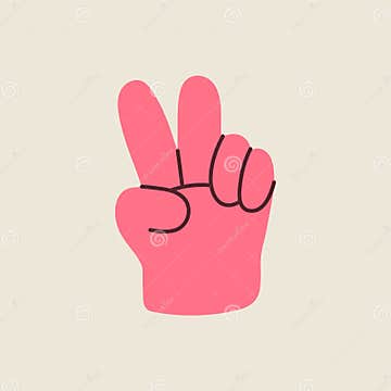 Drawing Cartoon Hands Abstract Drawn Comic. Vector Illustration Stock ...