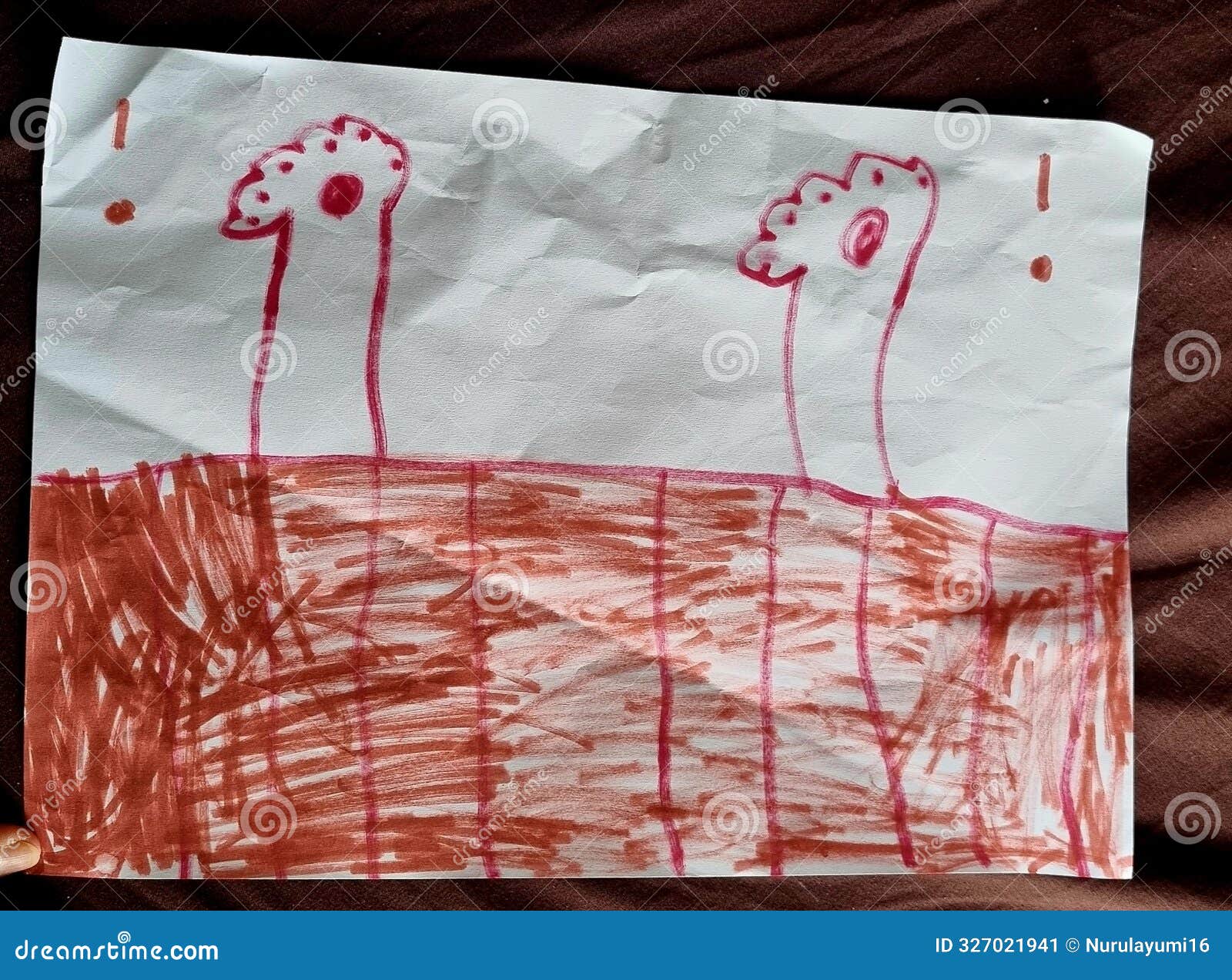 A Drawing of a Cat Drowning in Mud Stock Image - Image of submerged ...