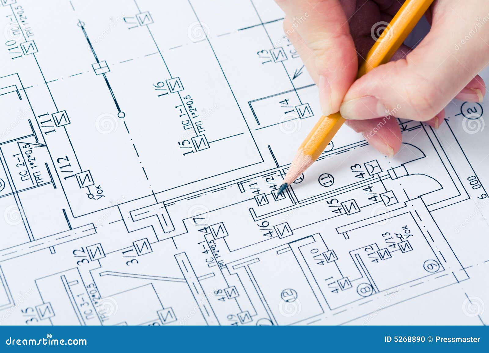 Drawing chart stock photo. Image of collar, blueprint - 5268890