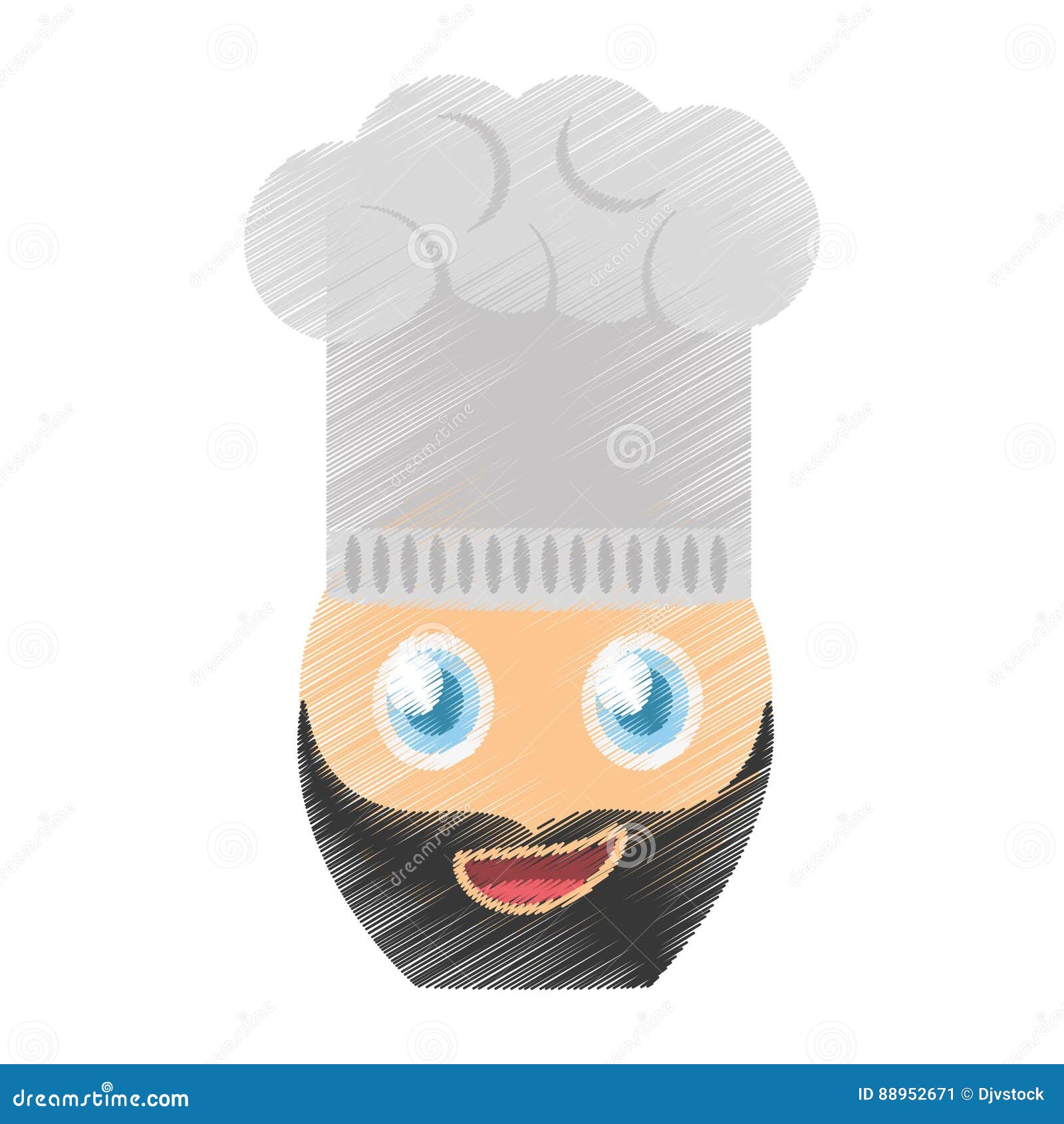 Chef Emoticon Cook Cartoon Face | CartoonDealer.com #249581489
