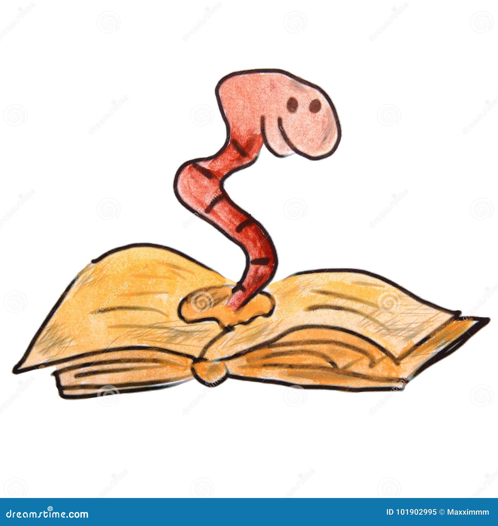 Watercolor Worm Stock Illustrations – 363 Watercolor Worm Stock ...