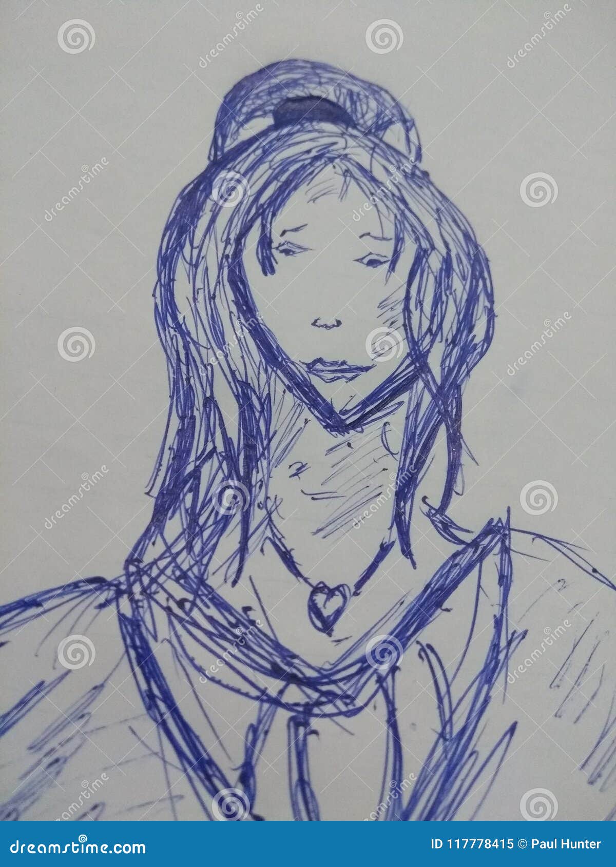 Drawing stock image. Image of boring, drawing, time - 117778415