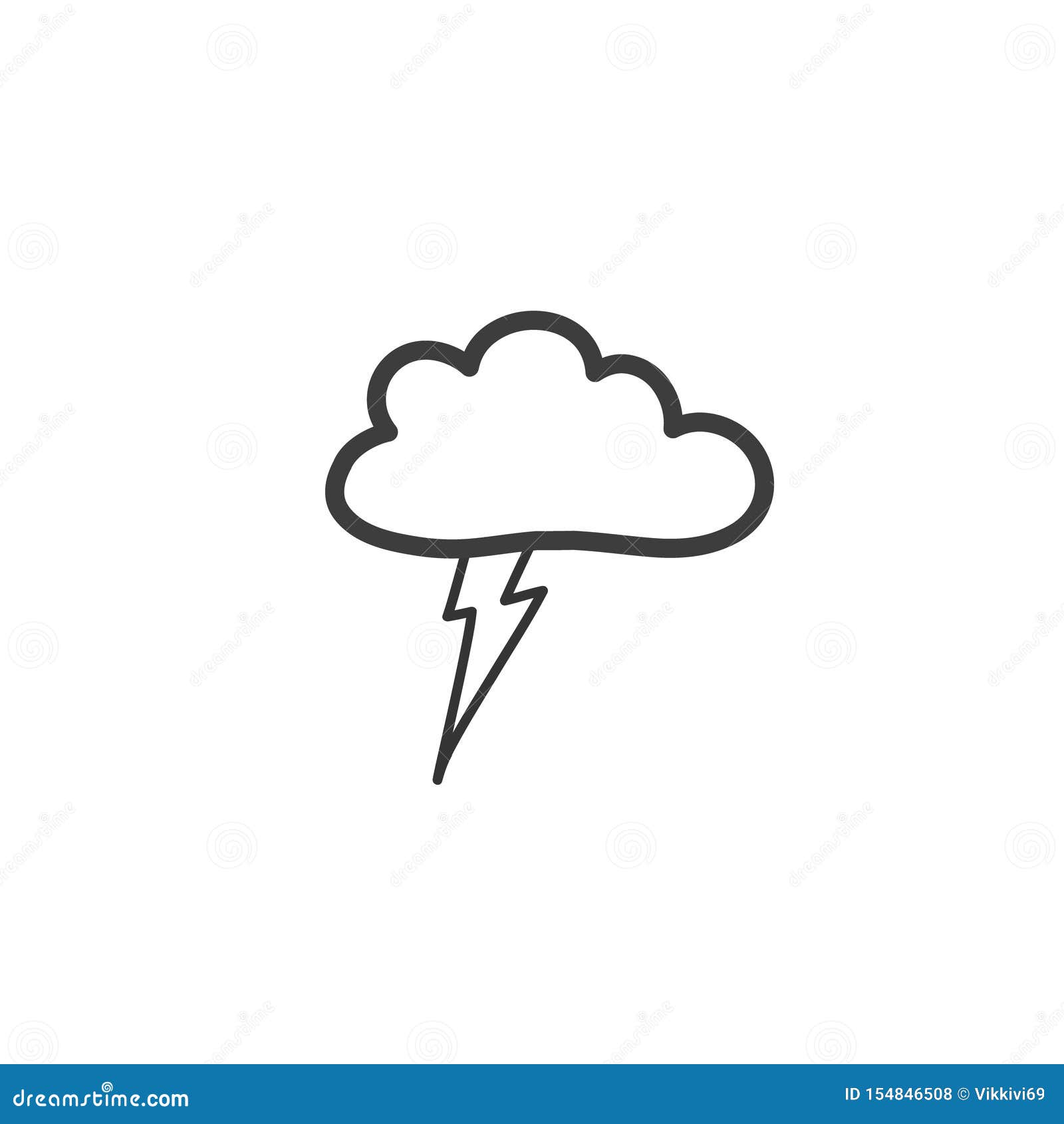 Thunderstorm Vector Illustration. Labeled Educational Wind Cloud ... Thunderstorm Vector Illustration. Labeled Educational Wind Cloud ...