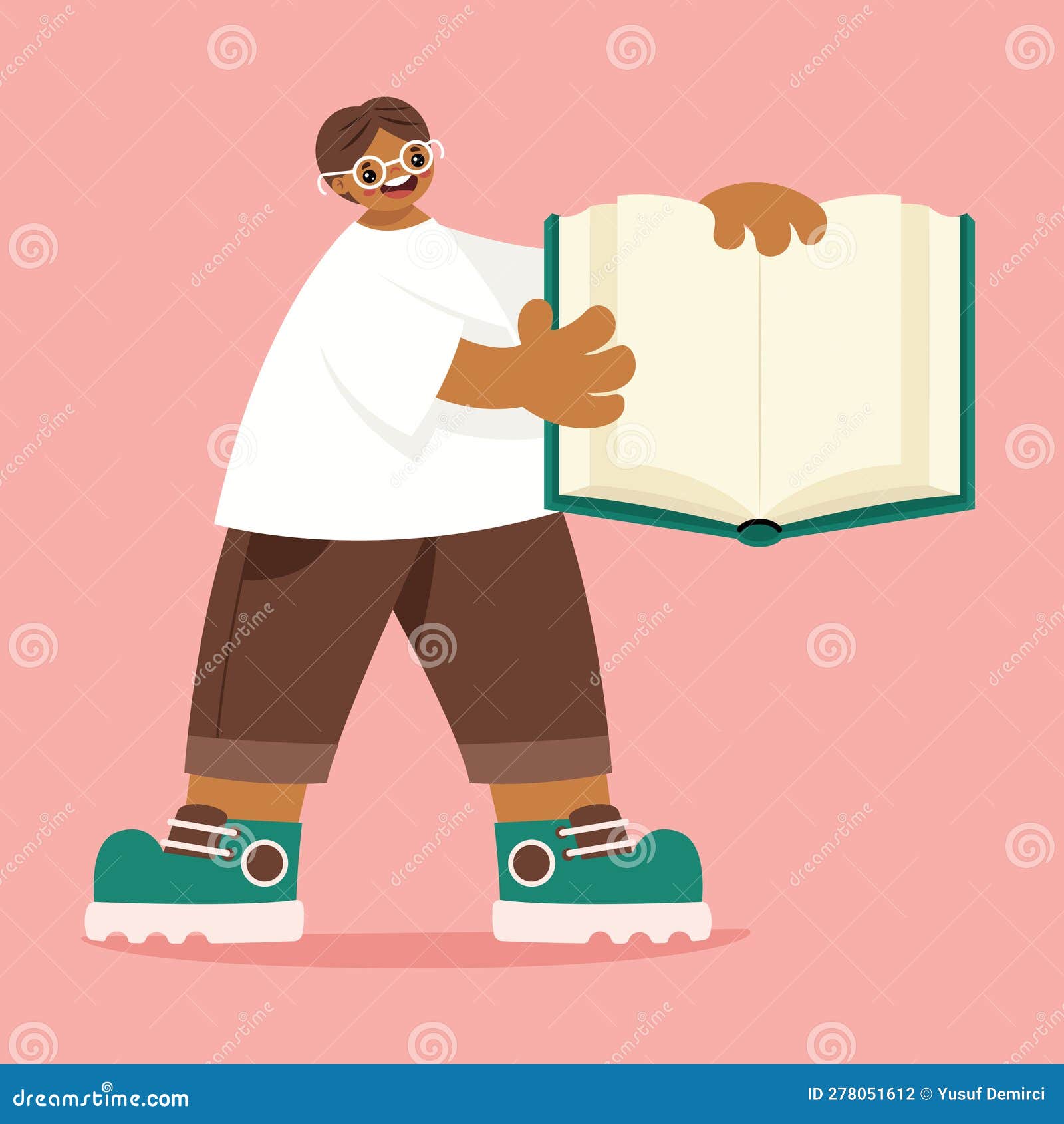 Drawing of a College or University Student Stock Vector - Illustration ...