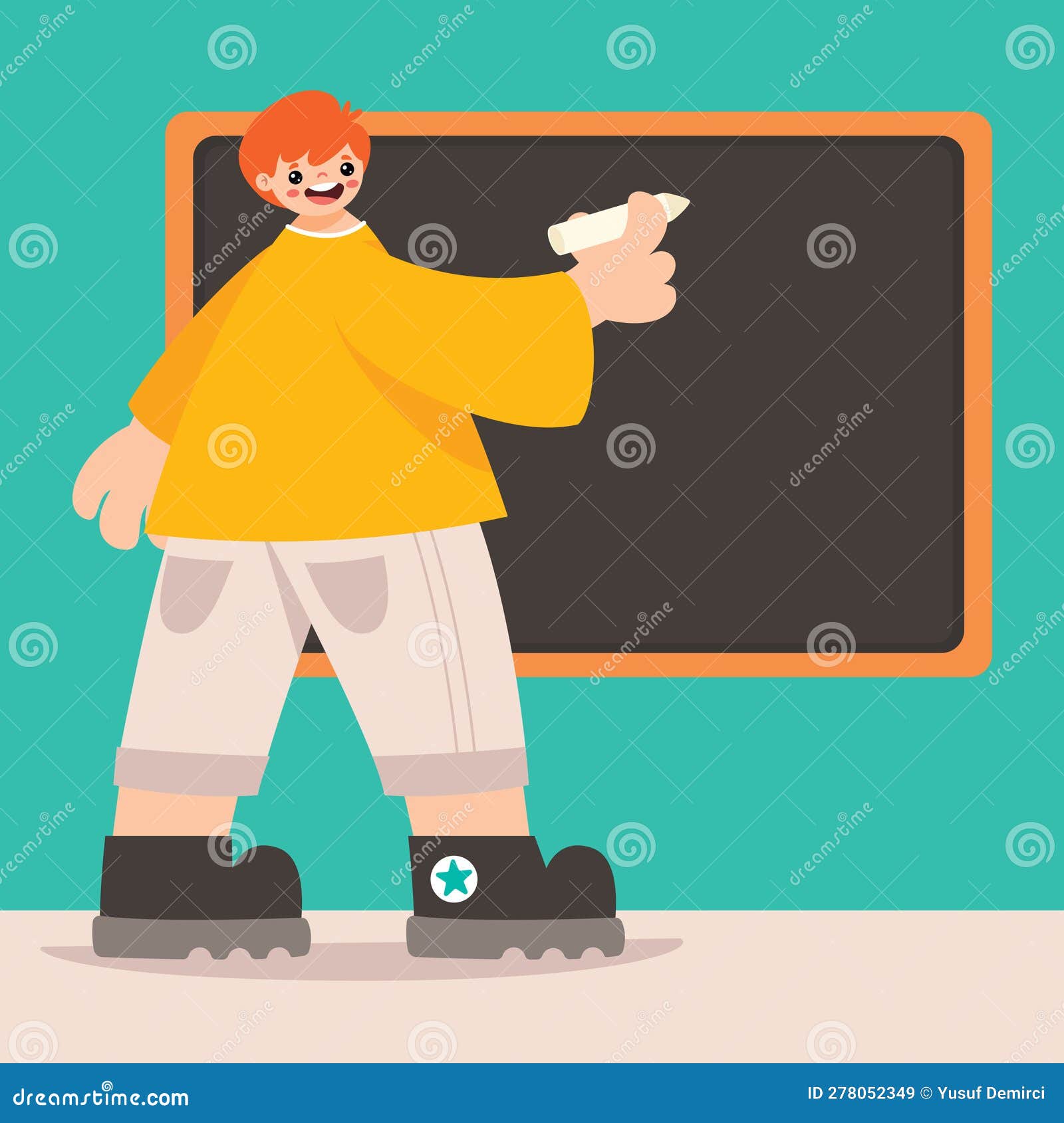 Drawing of a College or University Student Stock Illustration ...