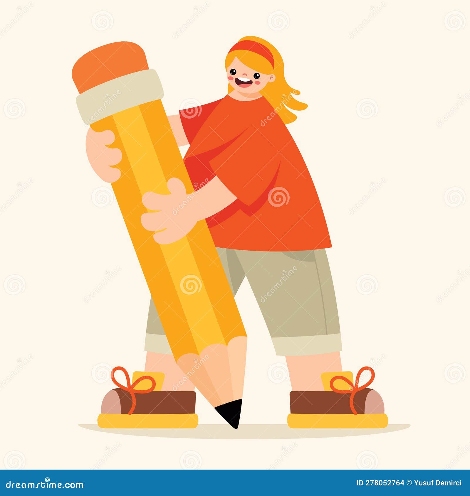 Drawing of a College or University Student Stock Illustration ...