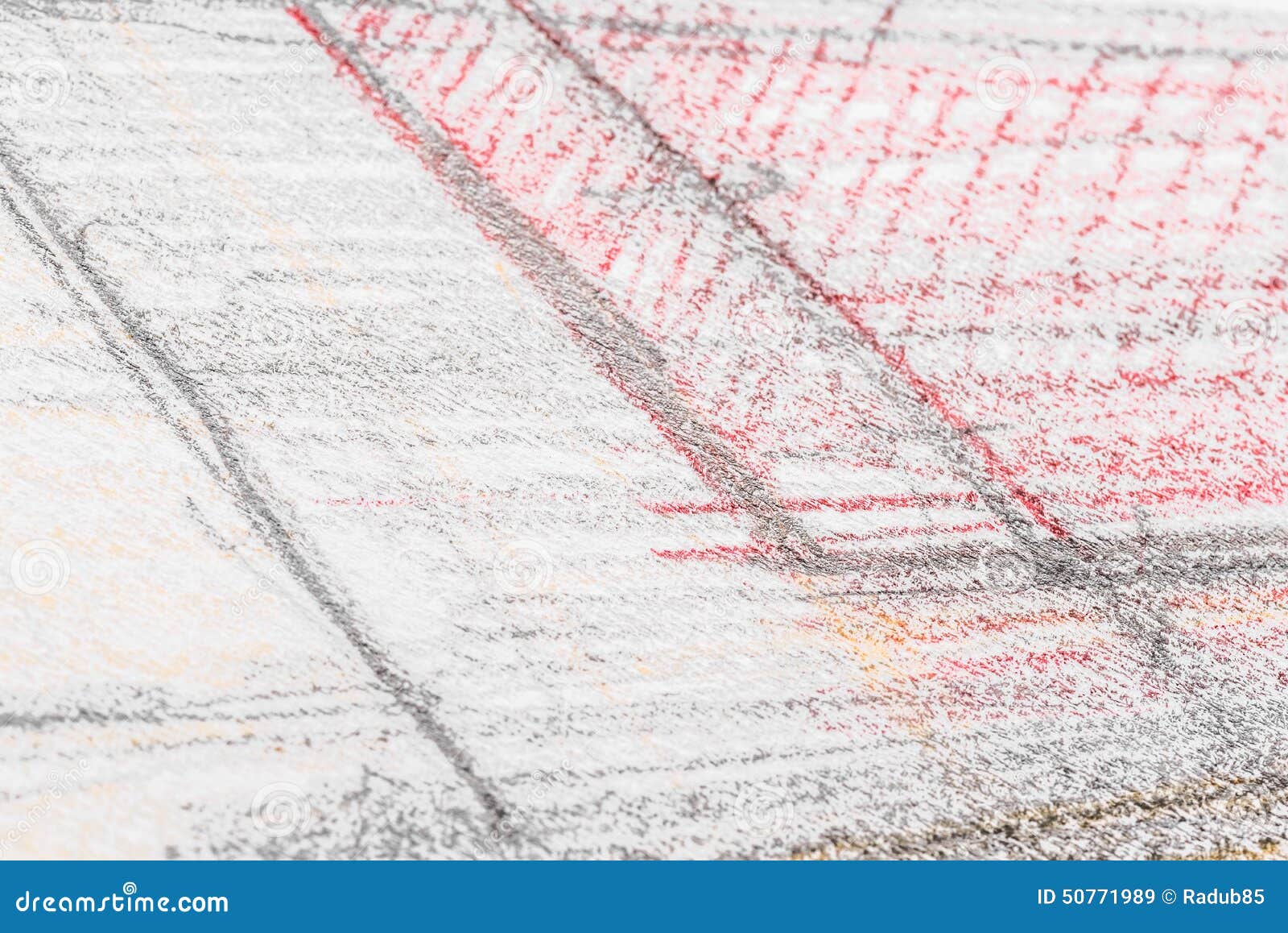 Drawing Colored Crosshatch on Paper Stock Image - Image of paper ...