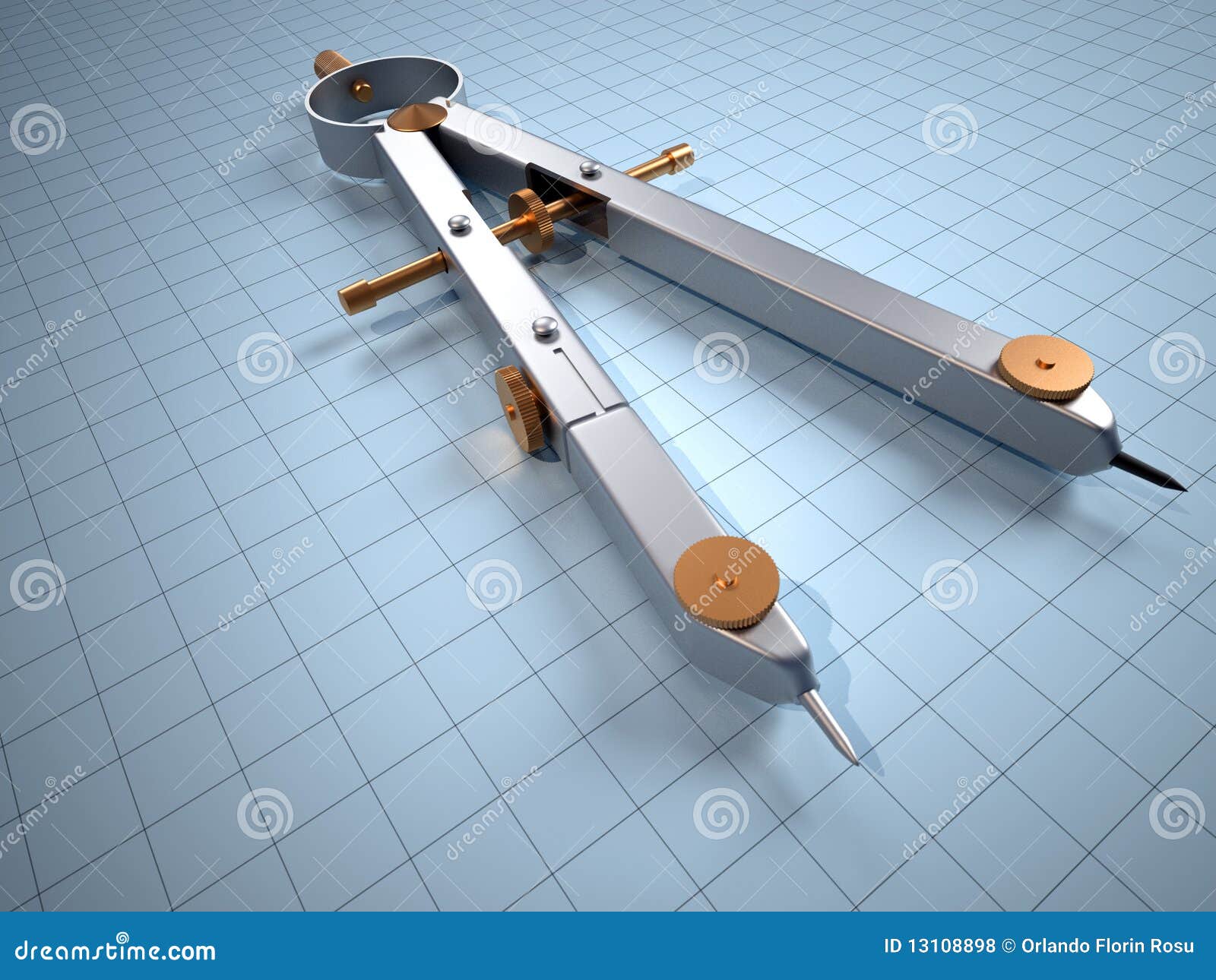 Set Drawing Compass, Alphabet, Protractor And Magnet Icon. Vector ...