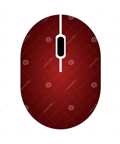 The Drawing of a Computer Mouse, a Handheld Hardware Input Device that ...