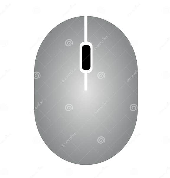 The Drawing of a Computer Mouse, a Handheld Hardware Input Device that ...