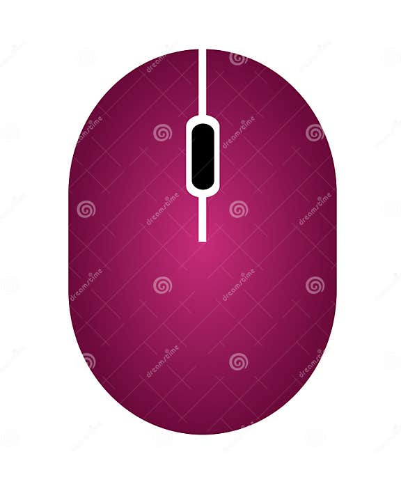 The Drawing of a Computer Mouse, a Handheld Hardware Input Device that ...