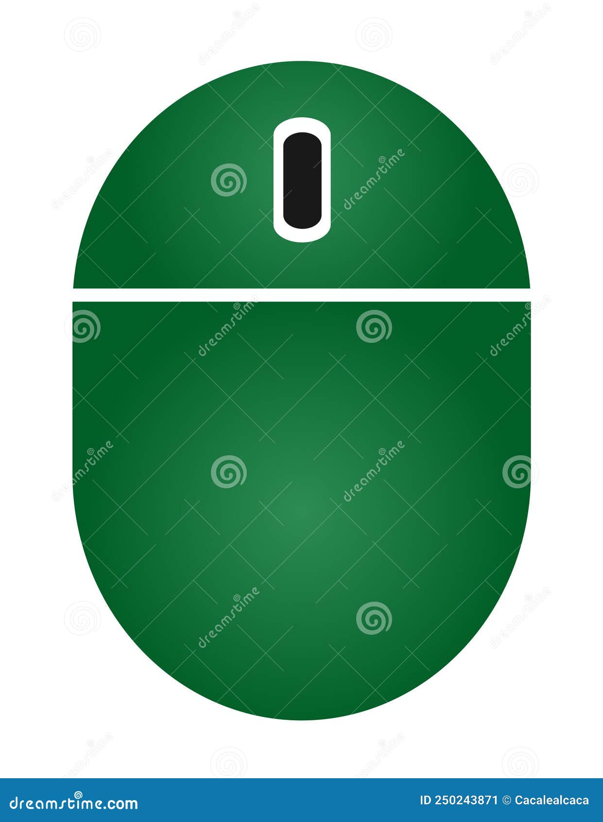 The Drawing of a Computer Mouse, an Input Device that is Used with a ...