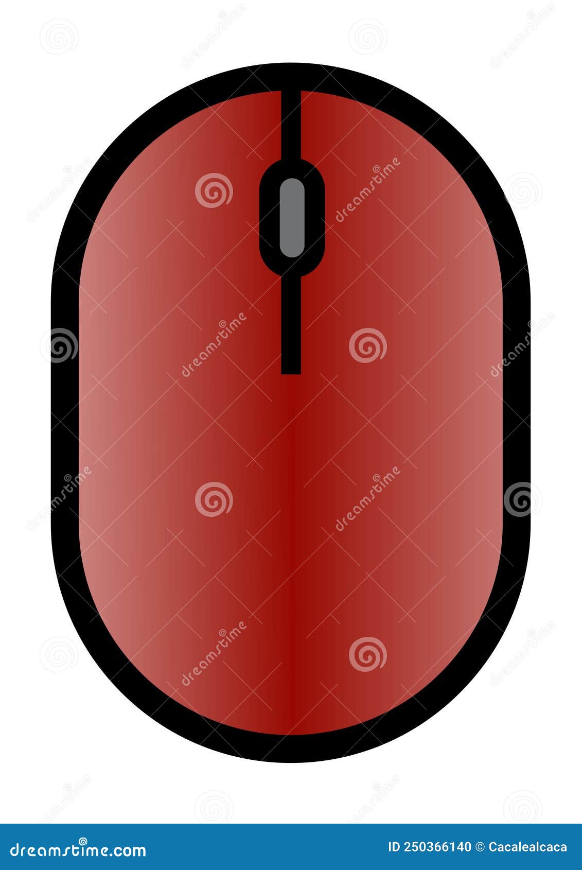 The Drawing Of A Computer Mouse A Small Hardware Input Device Used By