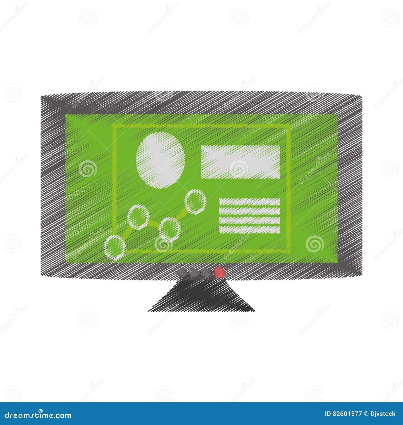 Drawing Computer Technical Circuit Electronic Stock Illustration ...
