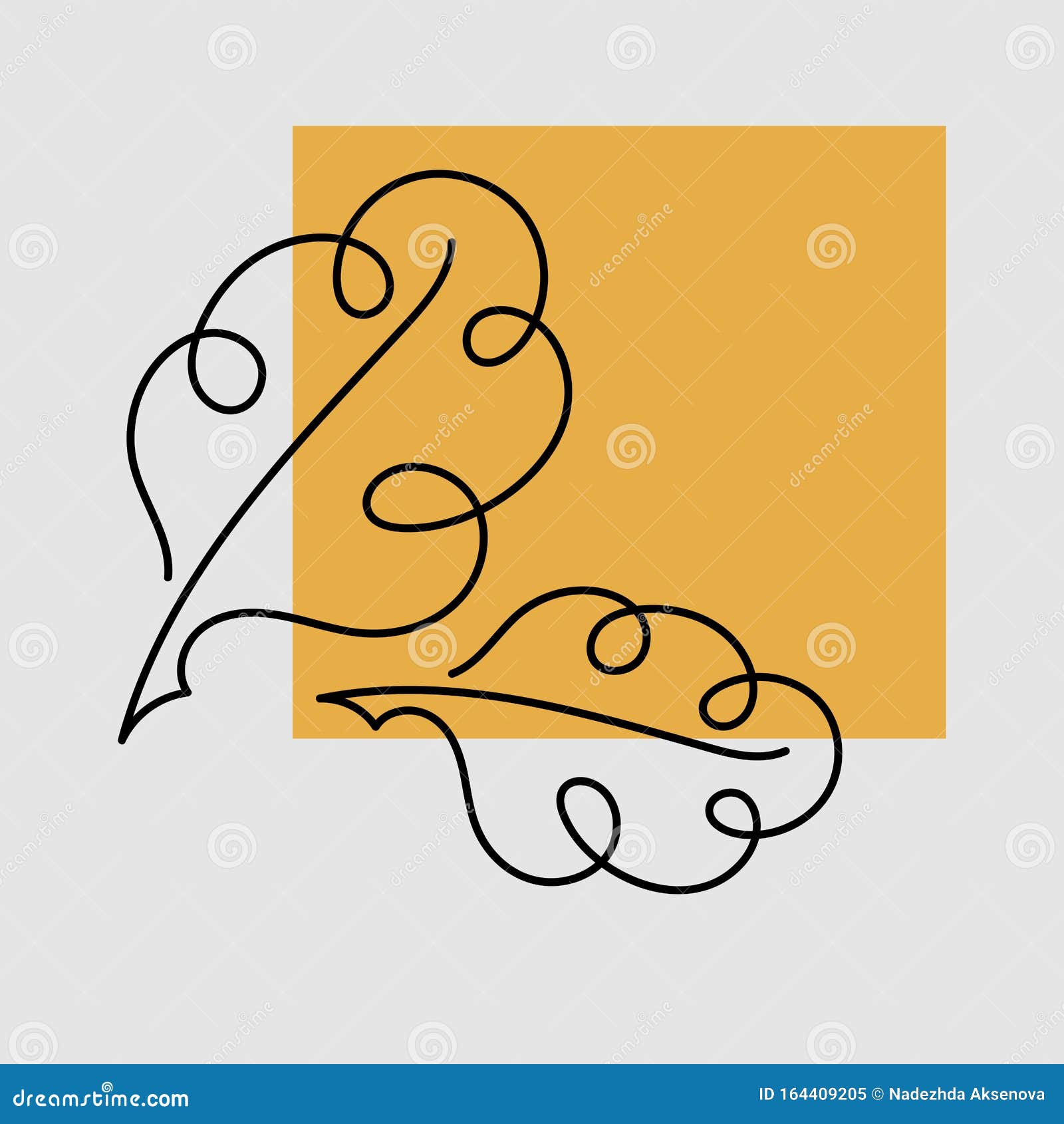 Drawing Continuous Oak Leaf Lines with Simple Lines. the Art of ...