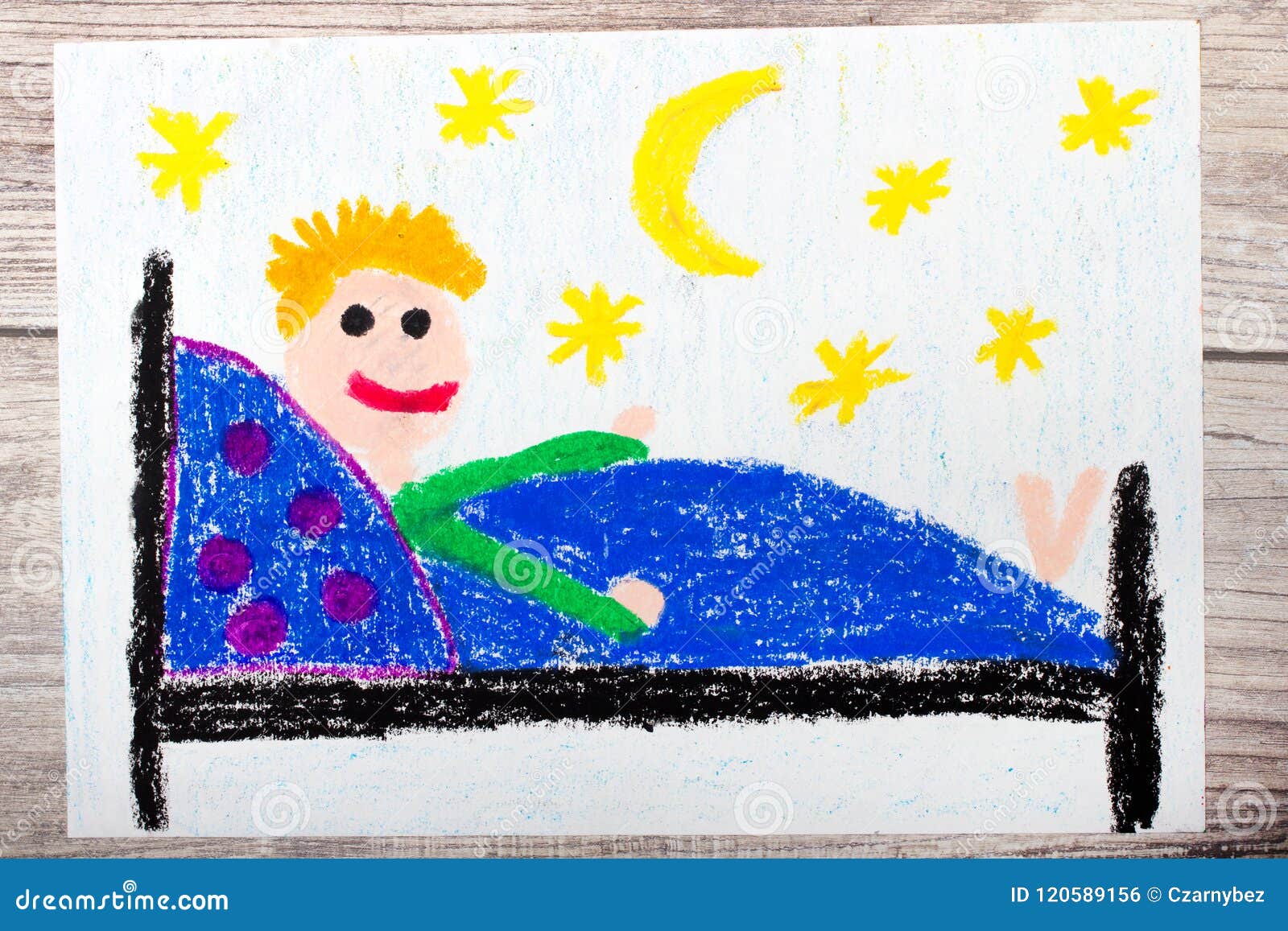 Kid Sleeping Drawing