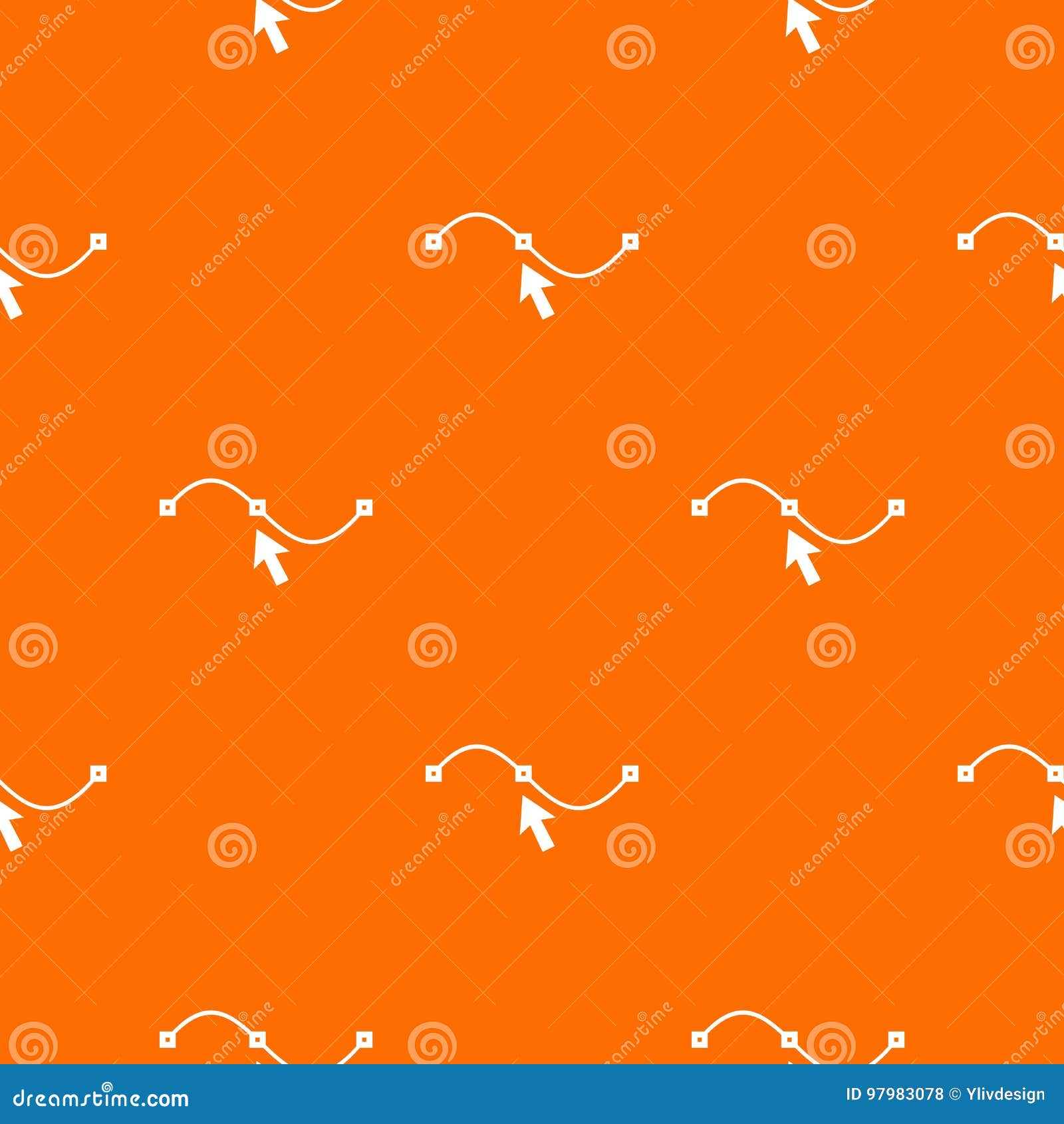 Drawing the Curve Pattern Seamless Stock Vector - Illustration of arrow ...