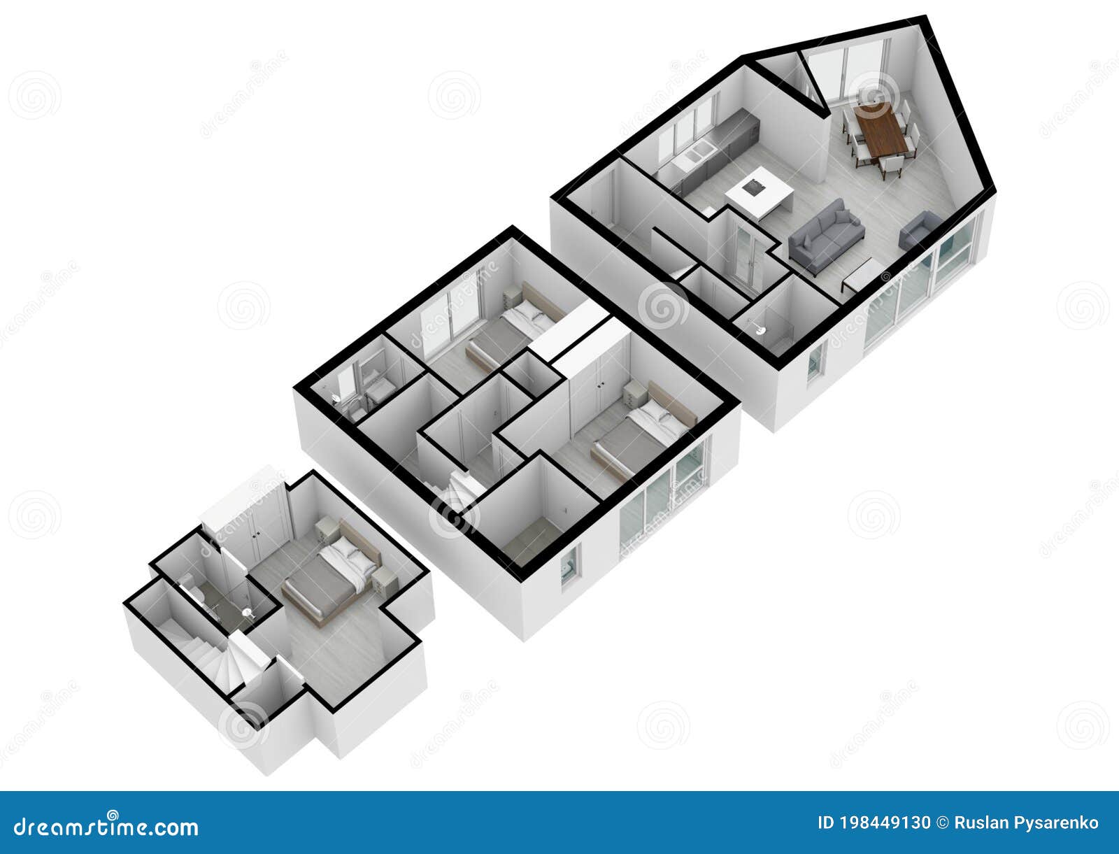 Interior Design Blueprints 3d