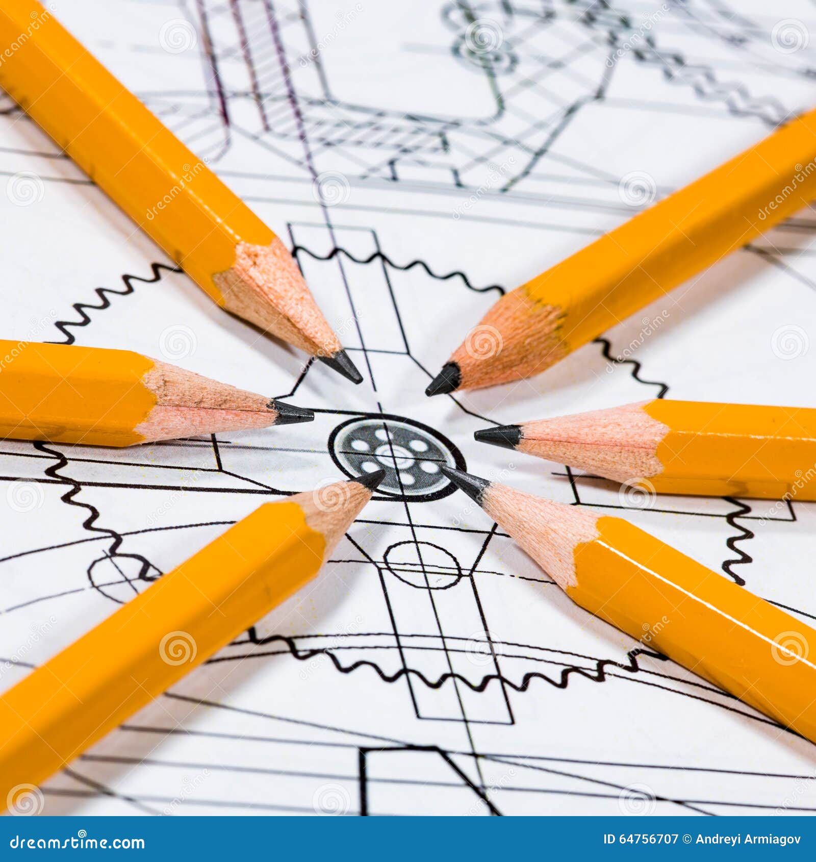 Drawing detail and pencil stock image. Image of aggregate - 64756707