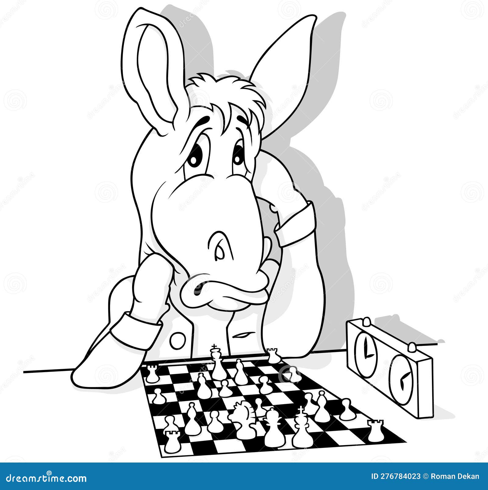 Game Of Chess Between Man And Teenage Girl During Training Of ...