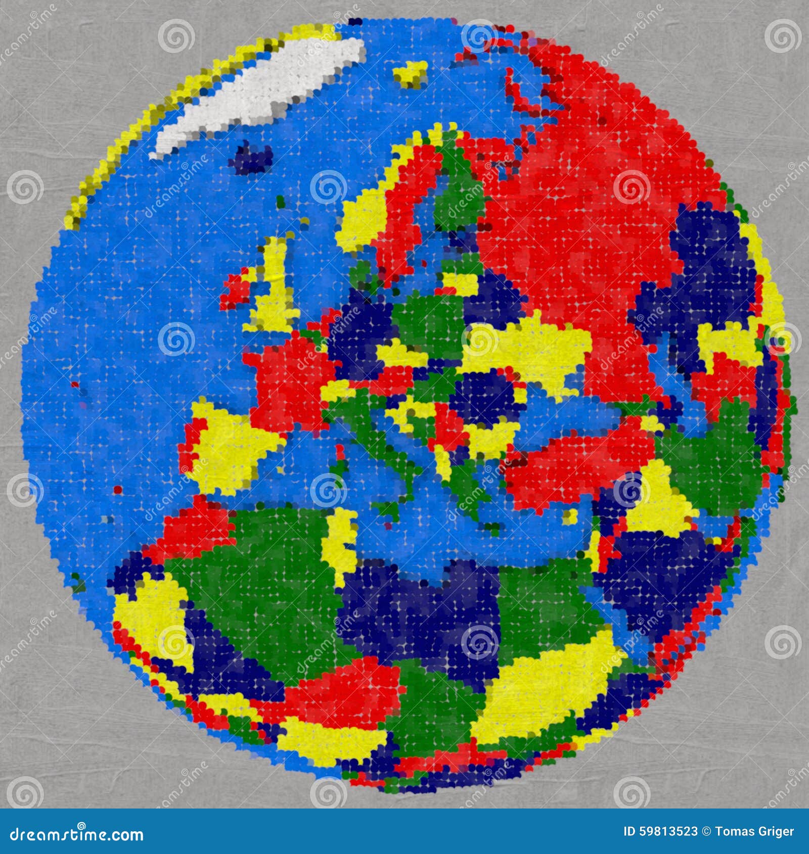 Drawing of Europe on Earth stock illustration. Illustration of ...
