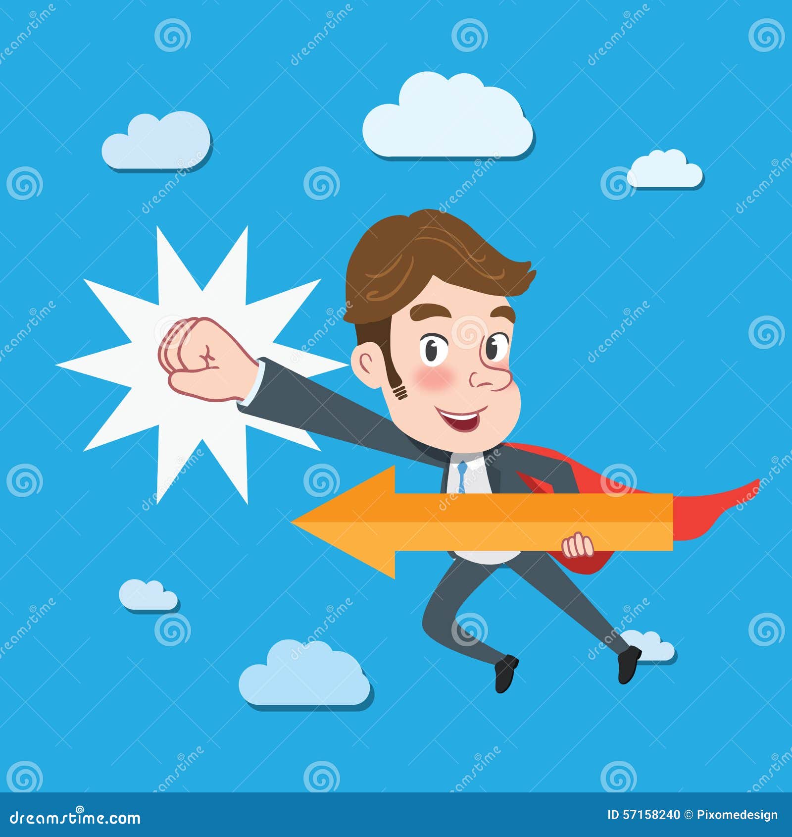 Drawing Flat Character Design Business Hero Concept Stock Illustration ... Drawing Flat Character Design Business Hero Concept Stock Illustration ...