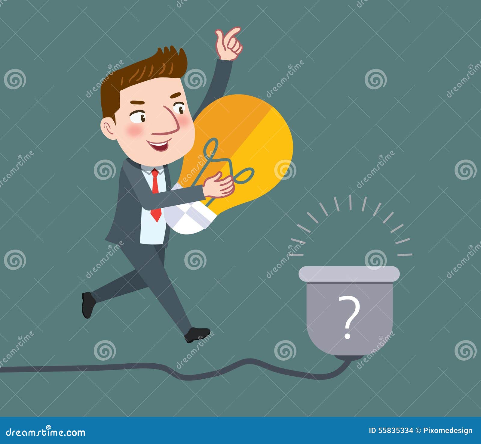 Drawing Flat Character Design Business Idea Concept Stock Illustration ... Drawing Flat Character Design Business Idea Concept Stock Illustration ...
