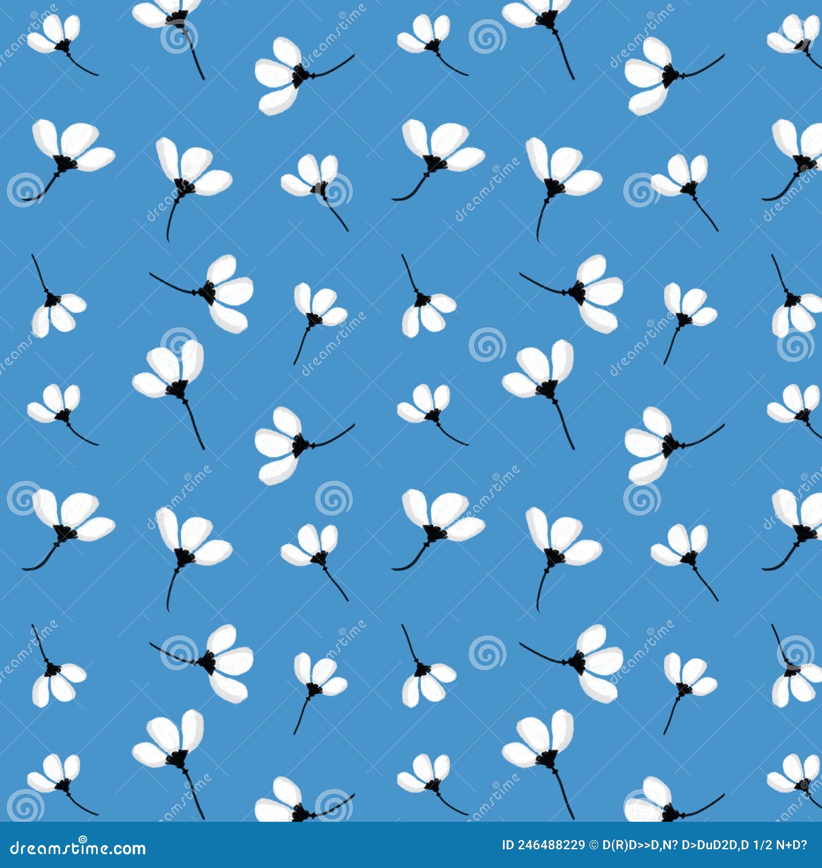 The Drawing of the Flower is Made in Pastel. Texture Flowers. Stock ...