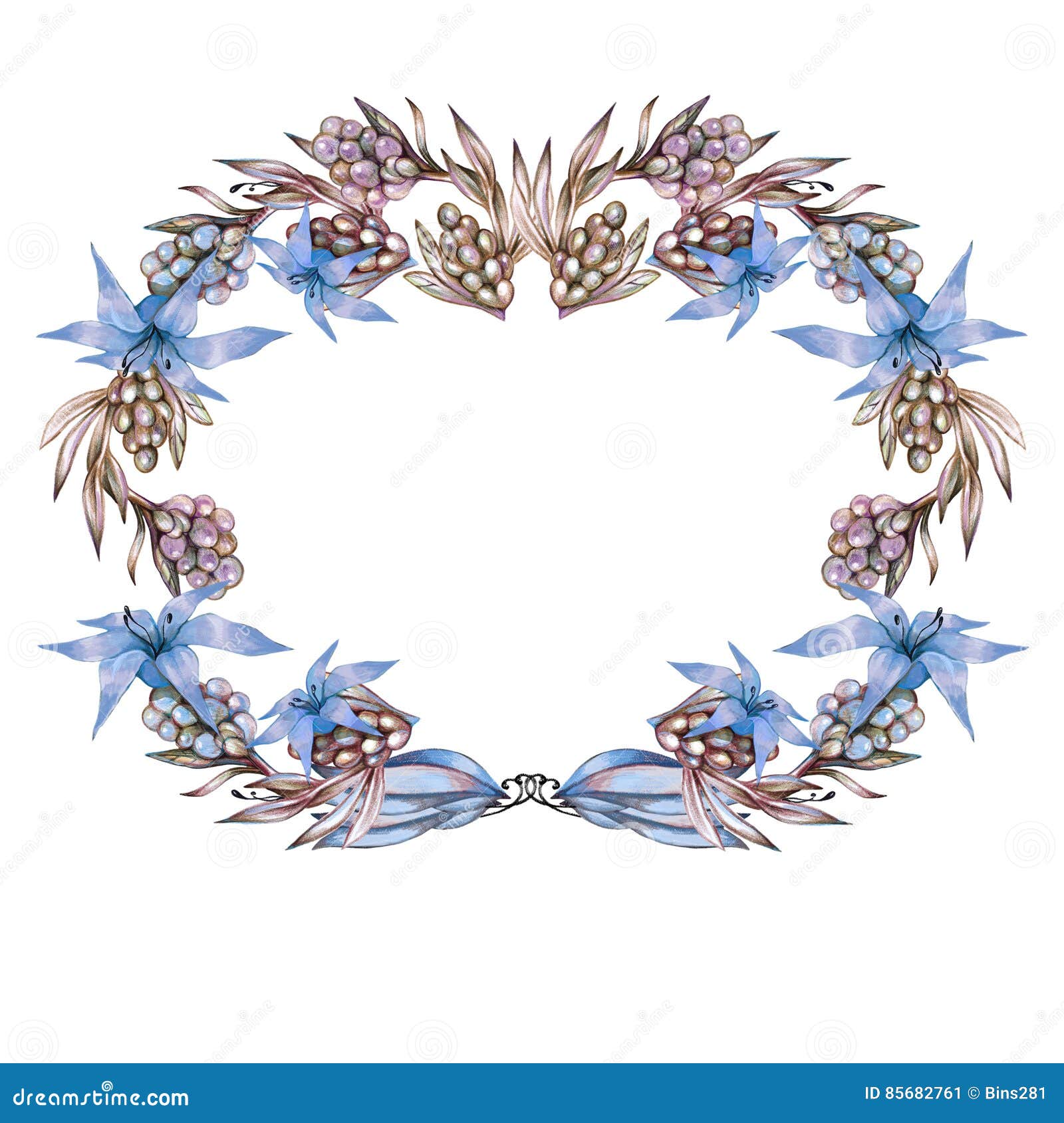 Drawing of frame stock illustration. Illustration of present - 85682761