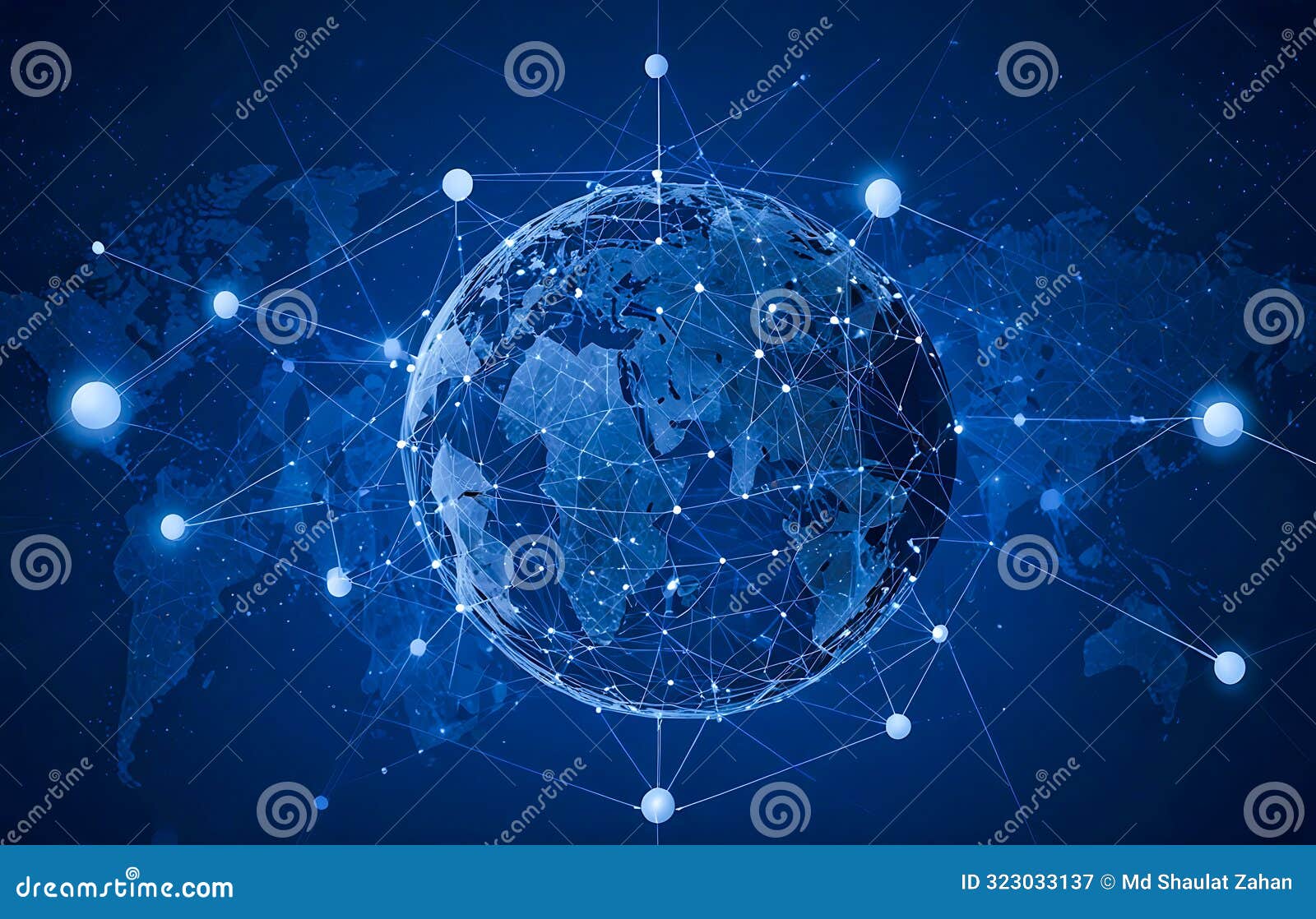 Drawing Global Structure Networking And Data Exchanges Customer ...